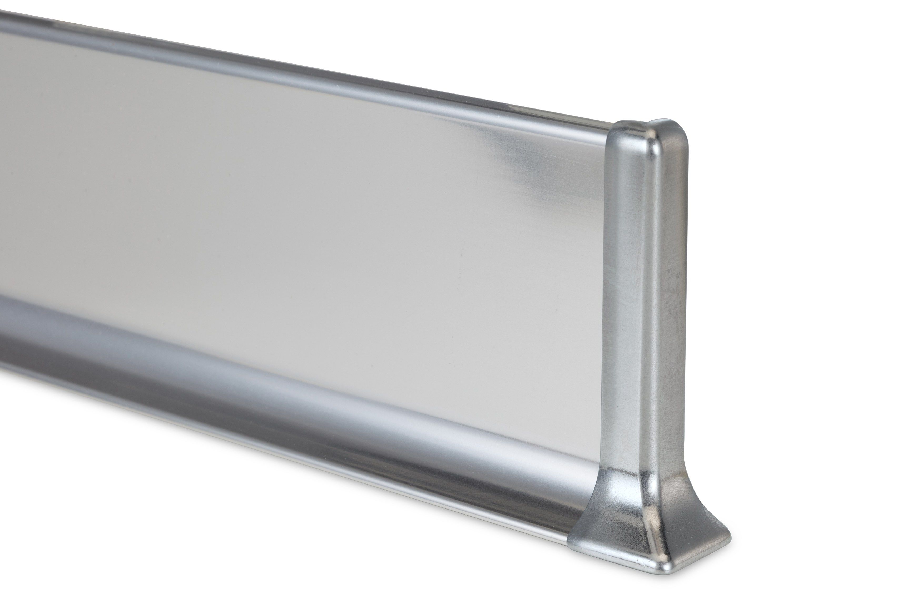 METAL LINE 90 Aluminium skirting board By PROFILPAS