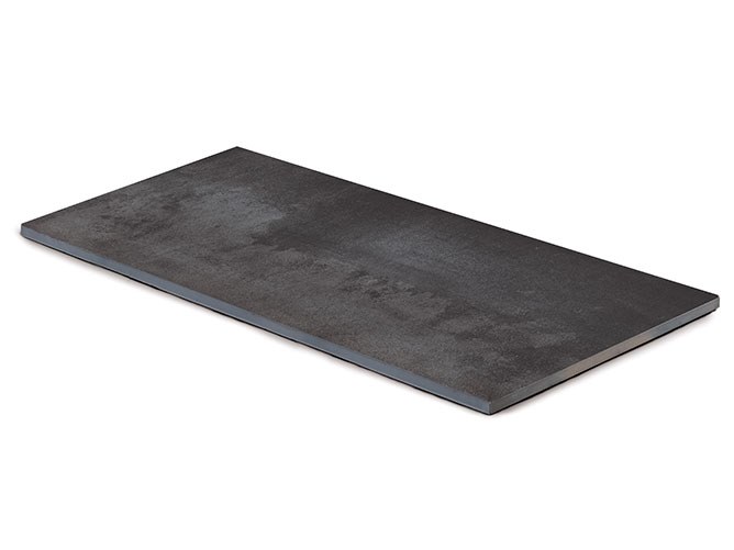Porcelain stoneware outdoor floor tiles with metal effect METALLICO ...