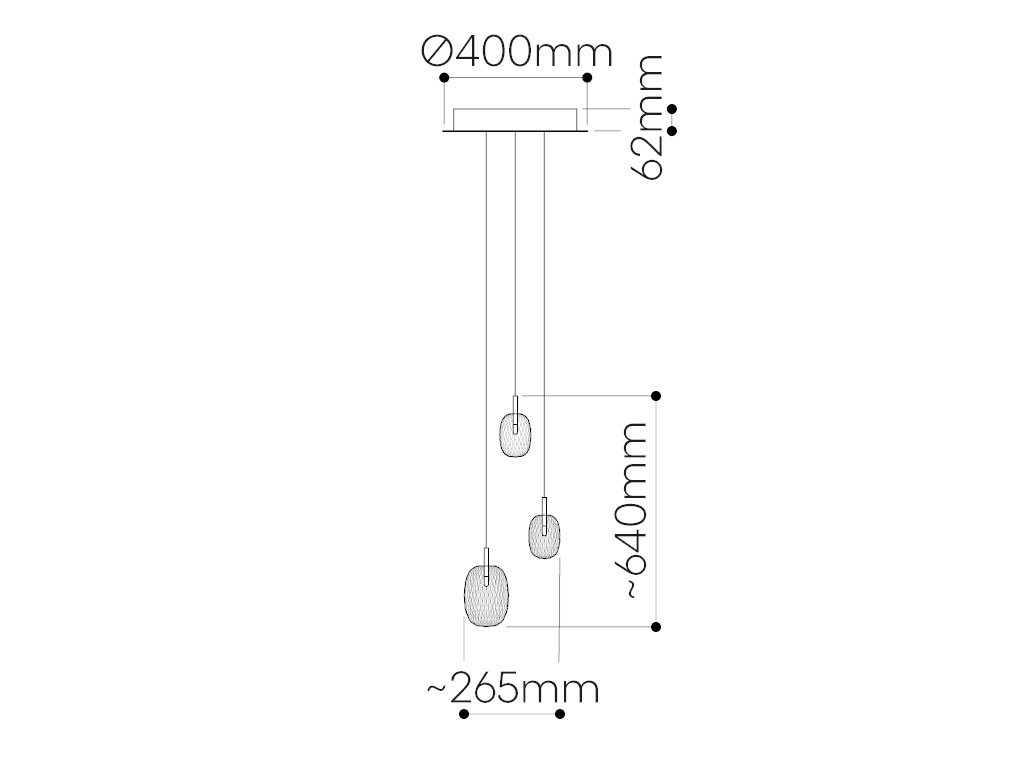 METAMORPHOSIS 3 LED handmade blown glass pendant lamp By bomma | design ...