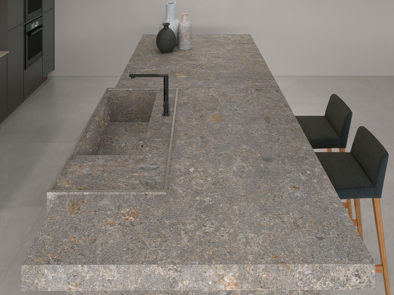 Rivestimento / top cucina in MDi by INALCO® METEORA MDi By Inalco