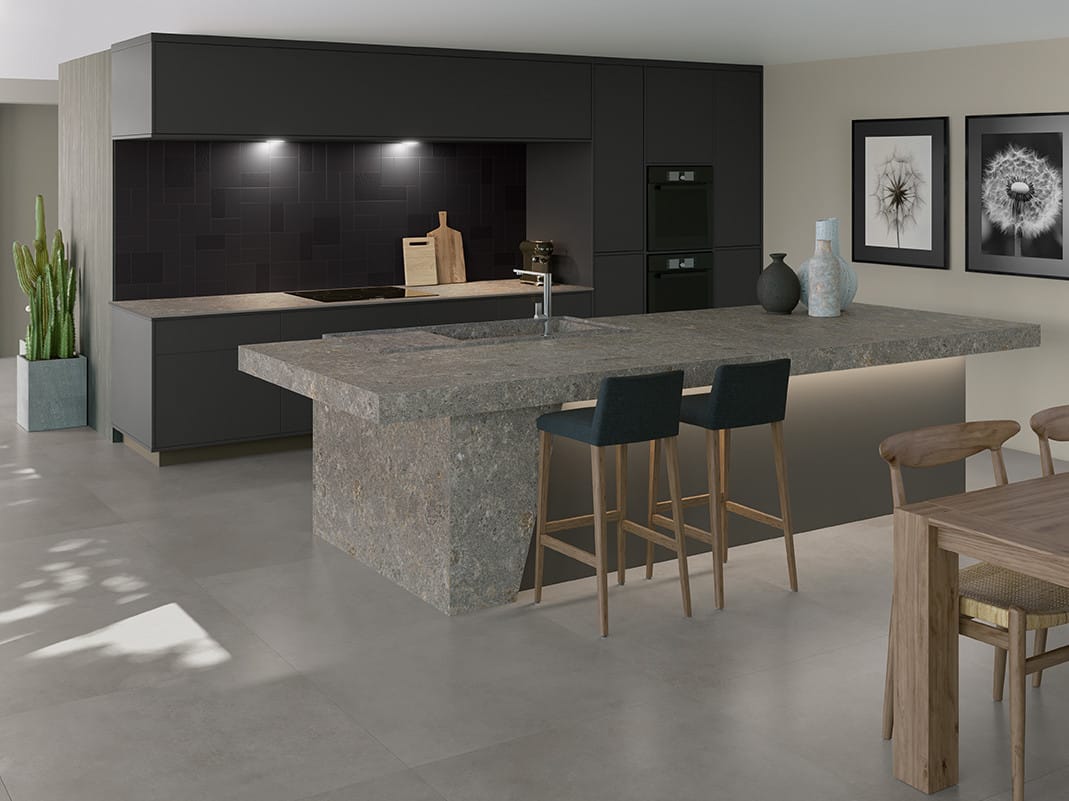METEORA MDi Countertop, furniture coating, floor and wall cladding By Inalco