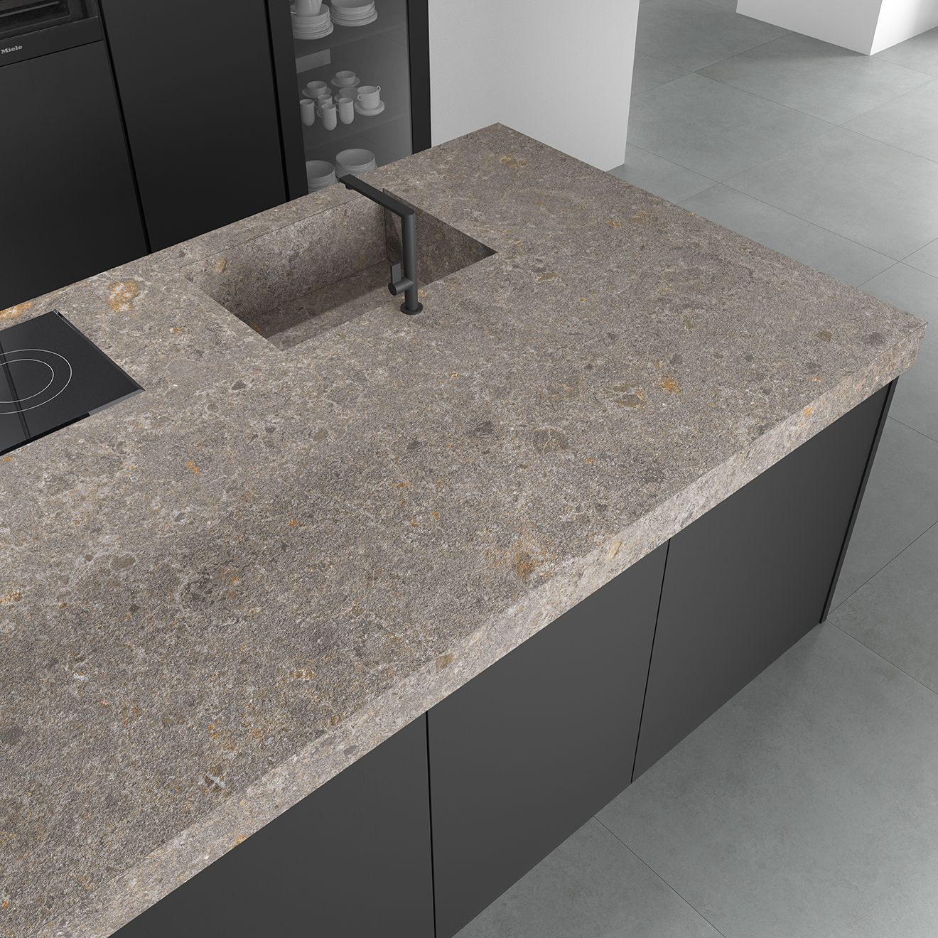 Countertop, furniture coating, floor and wall cladding METEORA MDi By ...