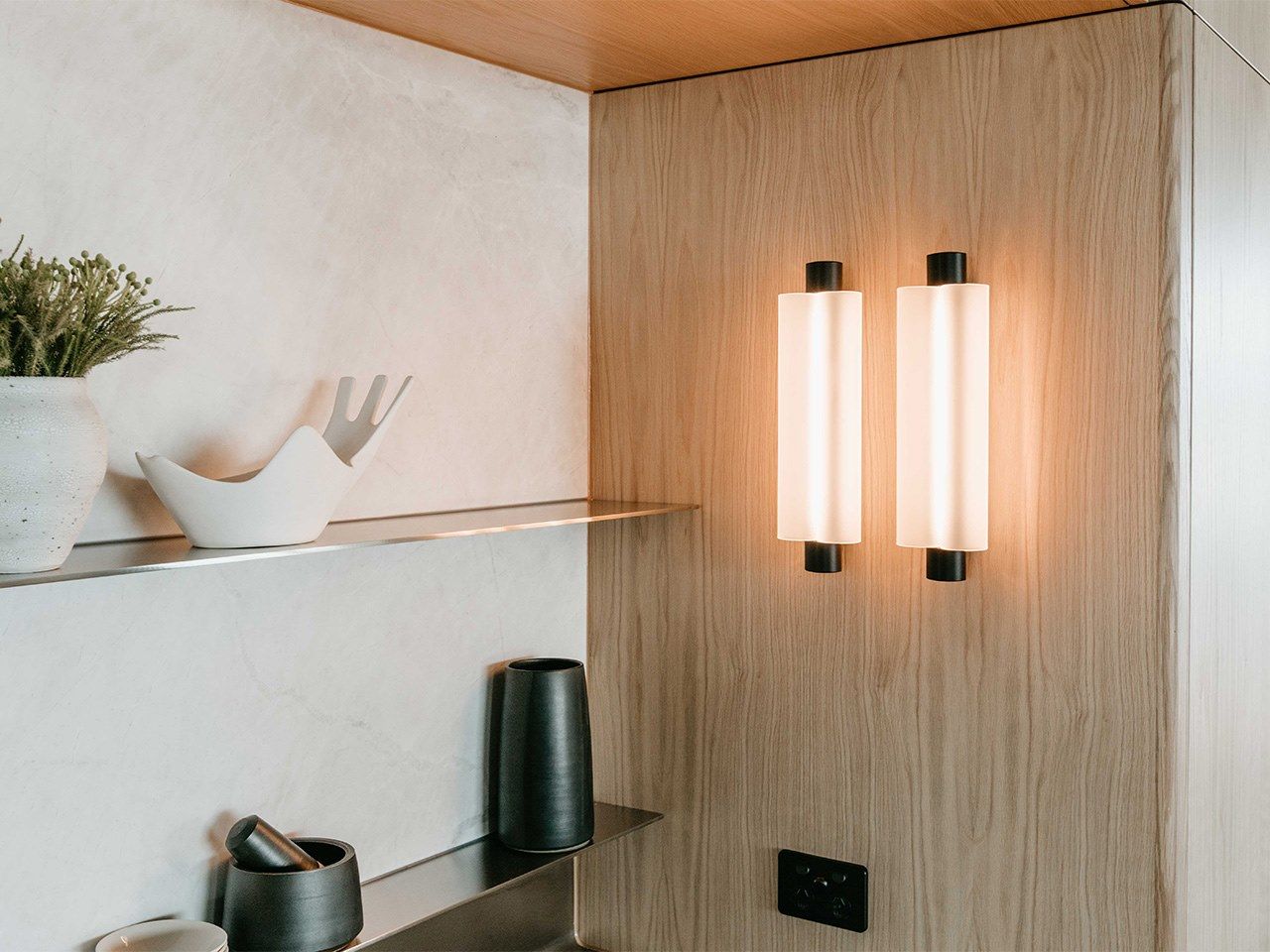 METROPOL LED glass wall light By Rakumba