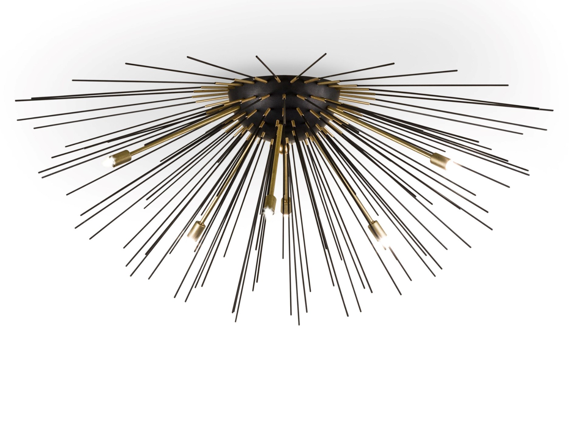 METROPOLIS Metal ceiling lamp By Abrissi