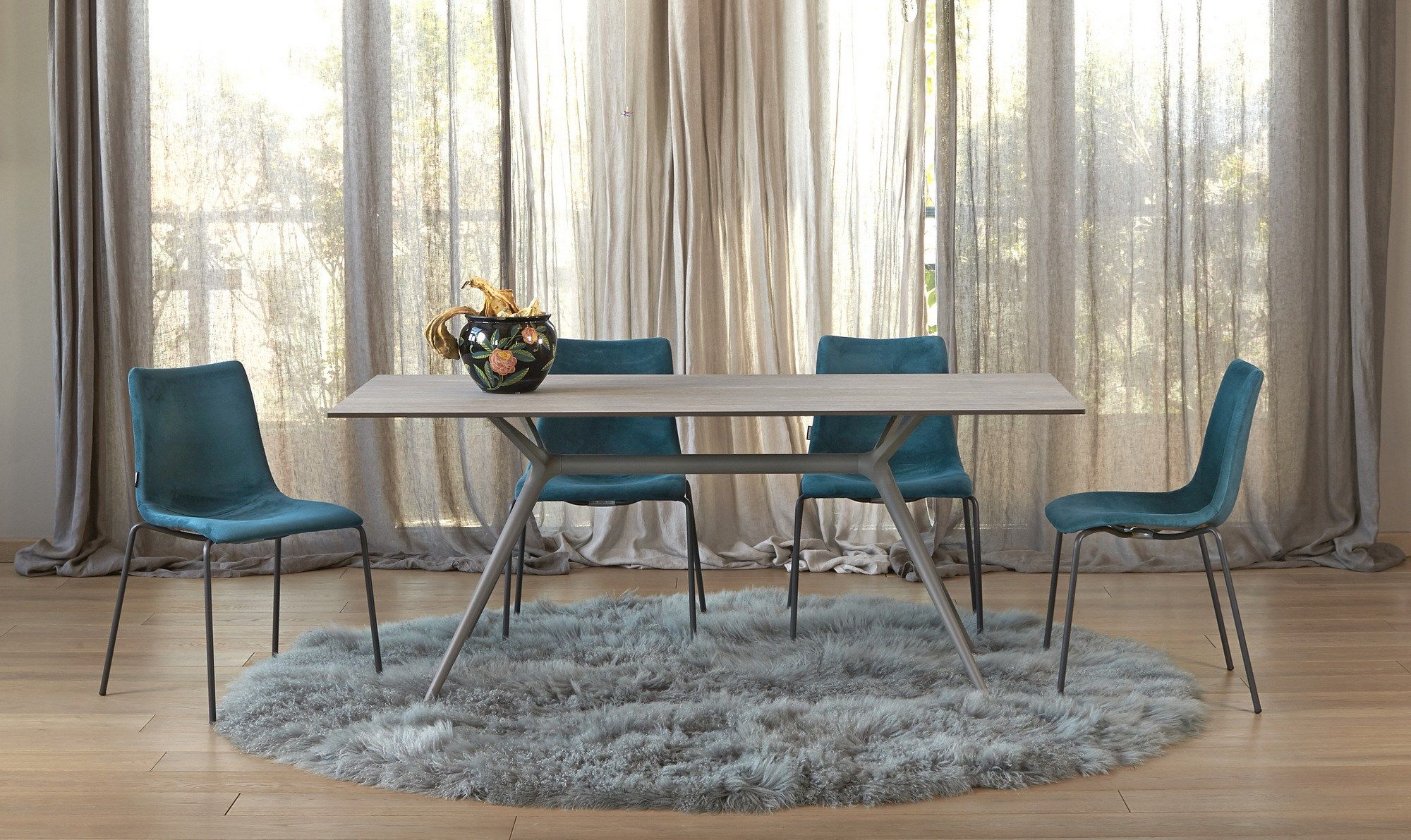 Rectangular dining table METROPOLIS L By SCAB DESIGN