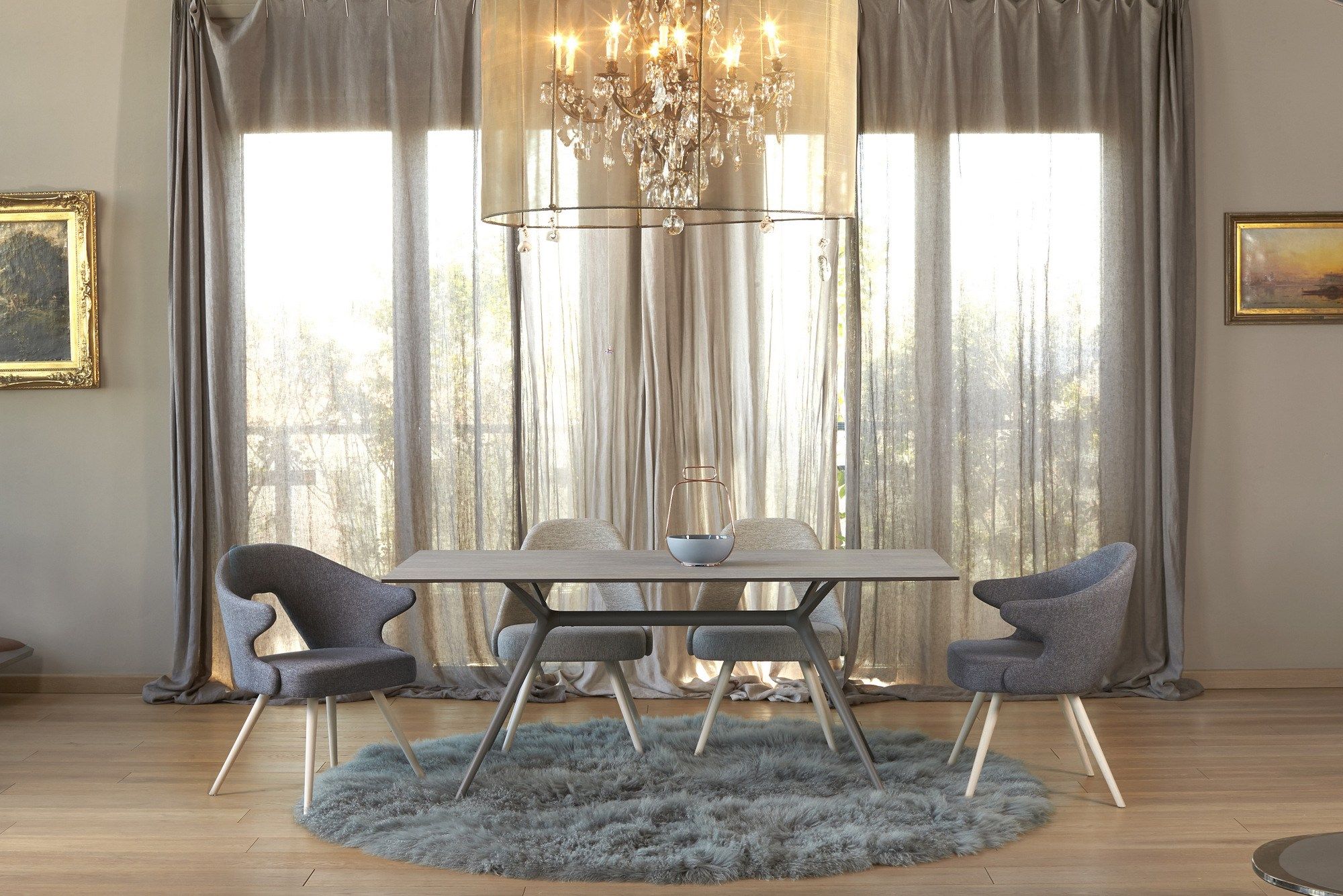 Rectangular dining table METROPOLIS L By SCAB DESIGN