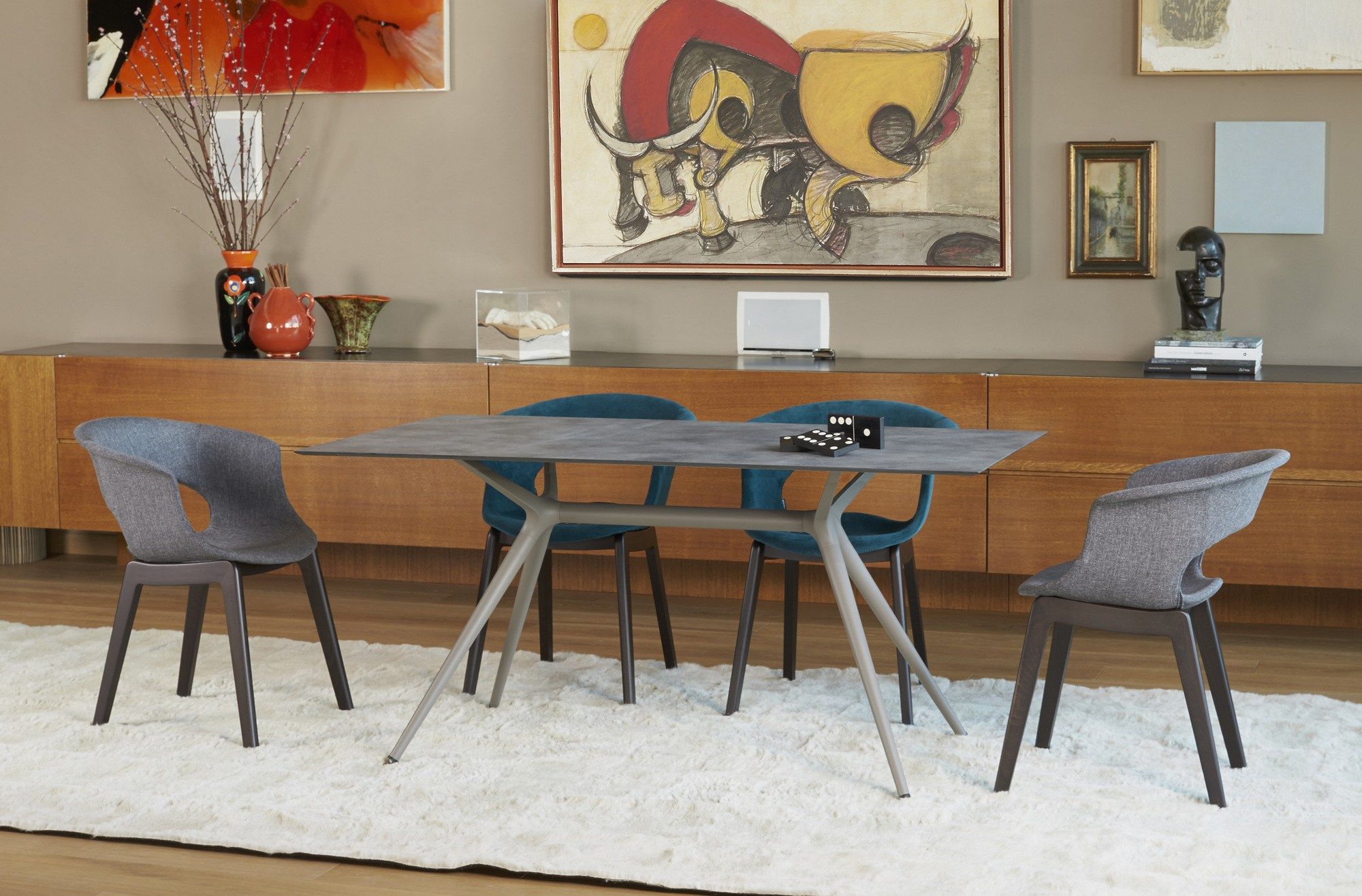Rectangular dining table METROPOLIS L By SCAB DESIGN