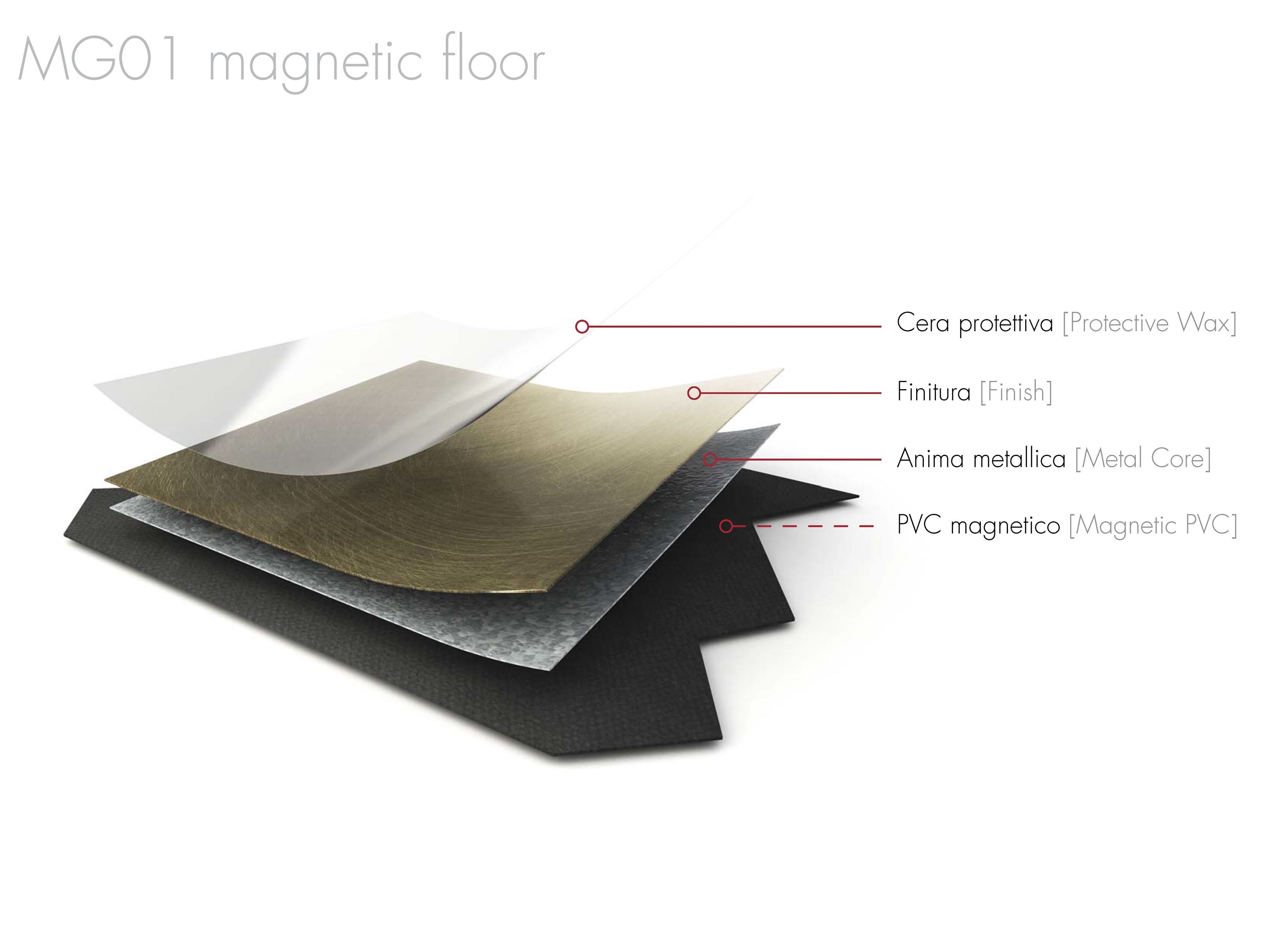 MG01 MAGNETIC FLOOR Magnetic flooring By Planium