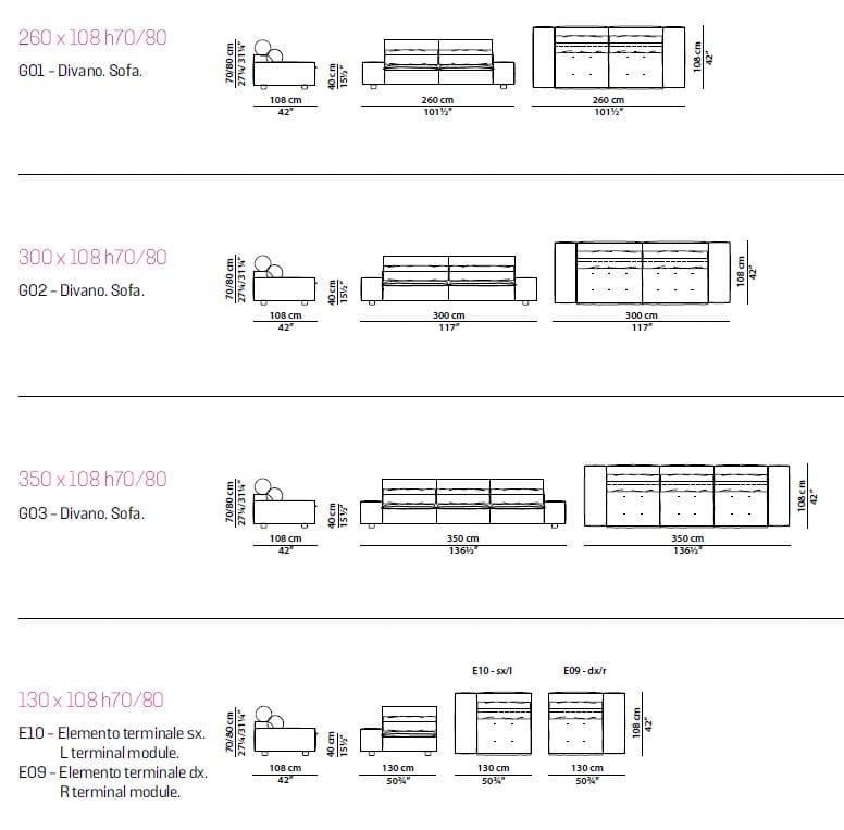 MIAMI SOFT 沙发 By BAXTER 设计师Paola Navone
