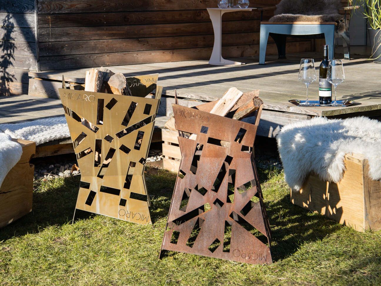 Reversible fire basket Fire baskets By MICARO