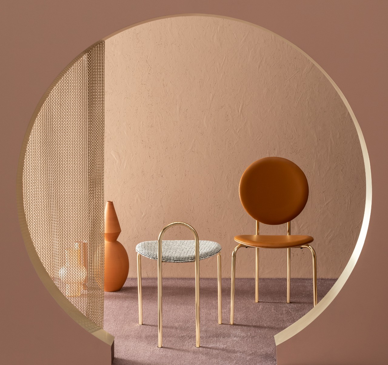 MICHELLE | Upholstered stool Michelle Collection By SP01 design Tim Rundle