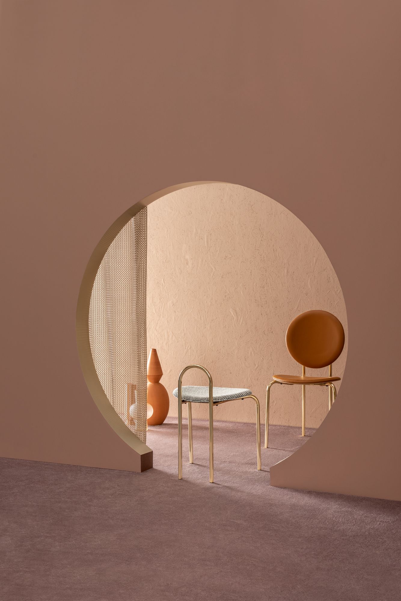 MICHELLE | Upholstered stool Michelle Collection By SP01 design Tim Rundle