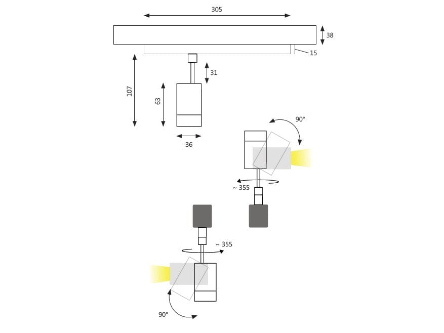 MICRO TRACK Track-Light By Essenzialed