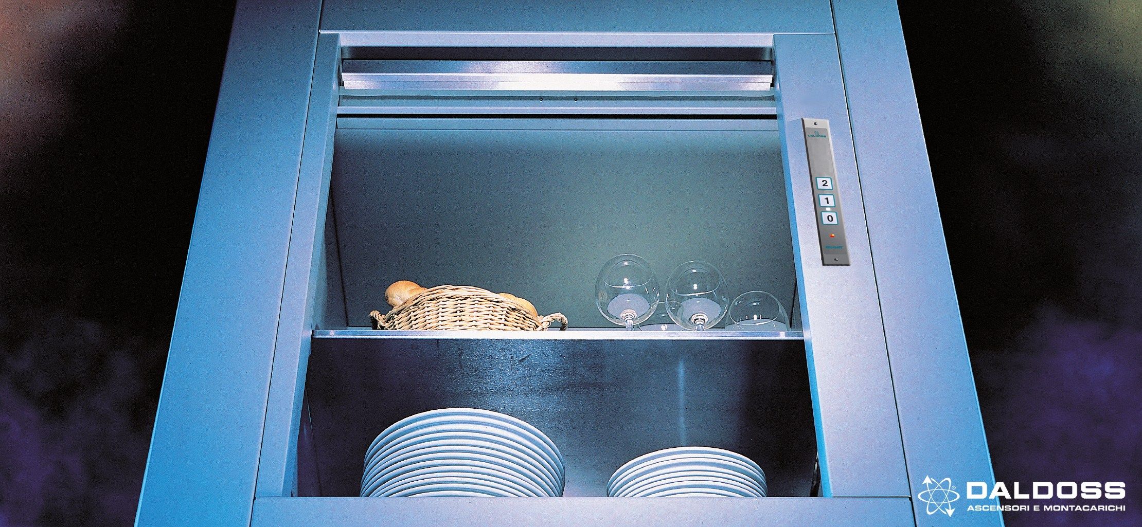 MICROLIFT Service lift / Dumbwaiter lift By DALDOSS ELEVETRONIC