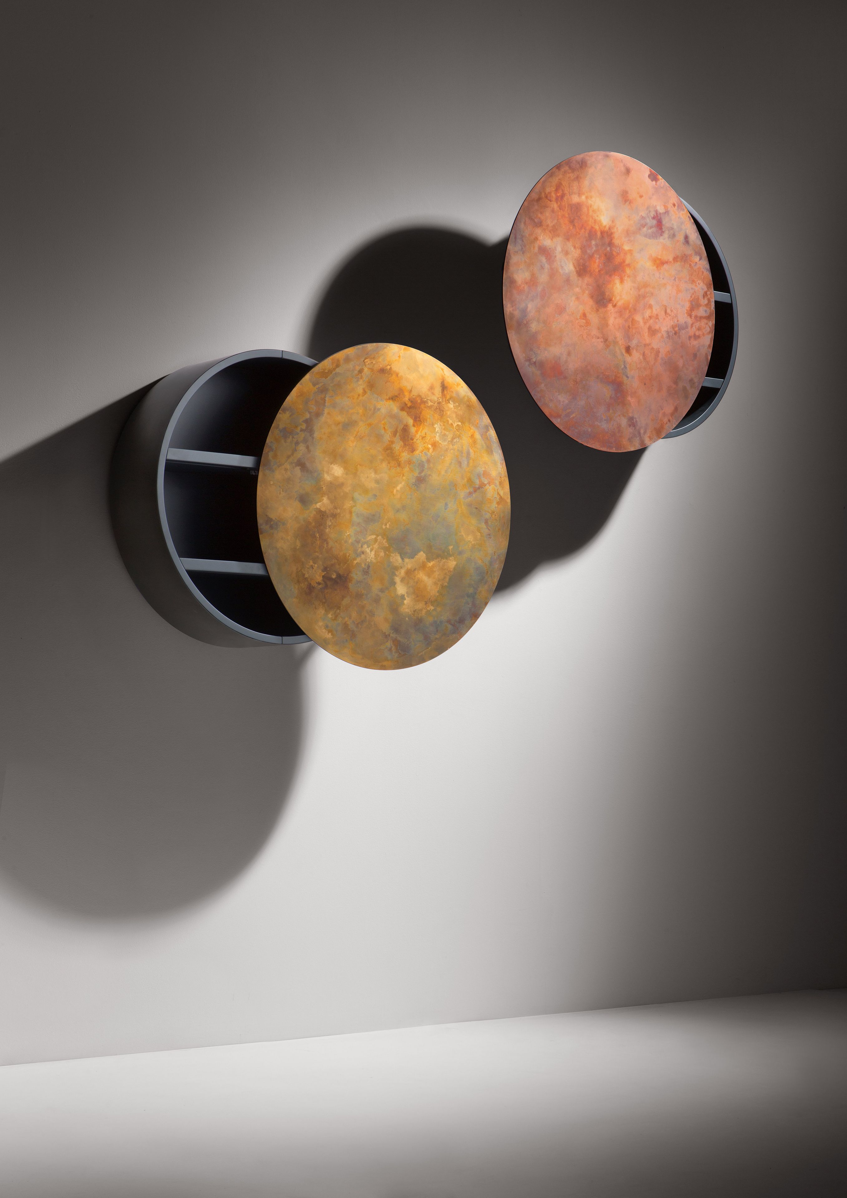 Metal wall cabinet MIDA By DE CASTELLI design MARTINELLI VENEZIA