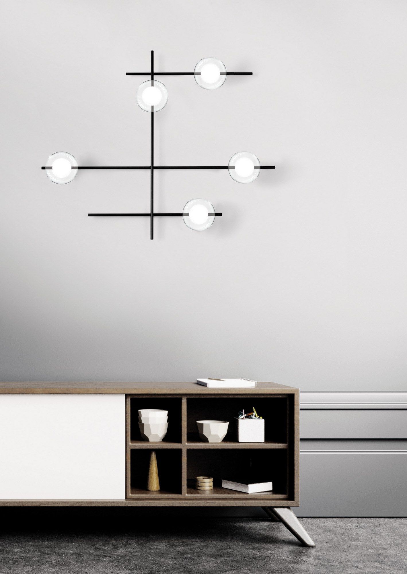 MIKADO 5 Wall lamp By Miloox