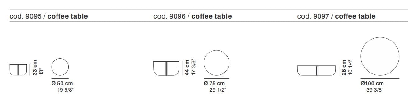 MIL Wooden coffee table for living room By La Cividina | design Büro Famos