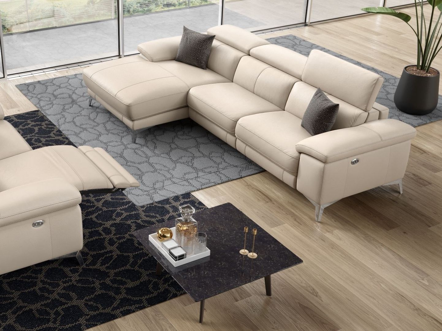 MILANO | Divano con chaise longue By Sofanella