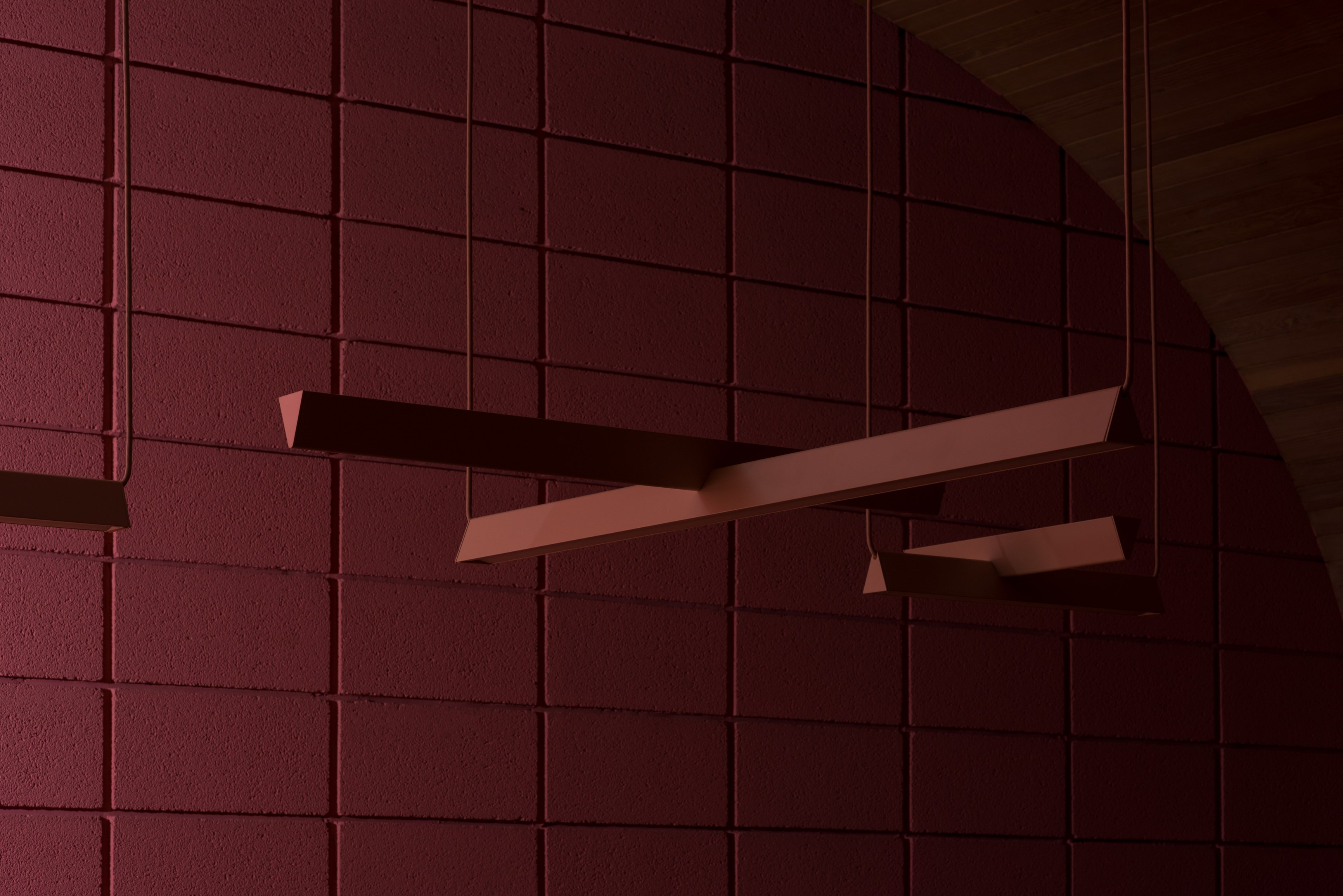 LED direct-indirect light pendant lamp MILE 01 By Lambert & Fils design ...