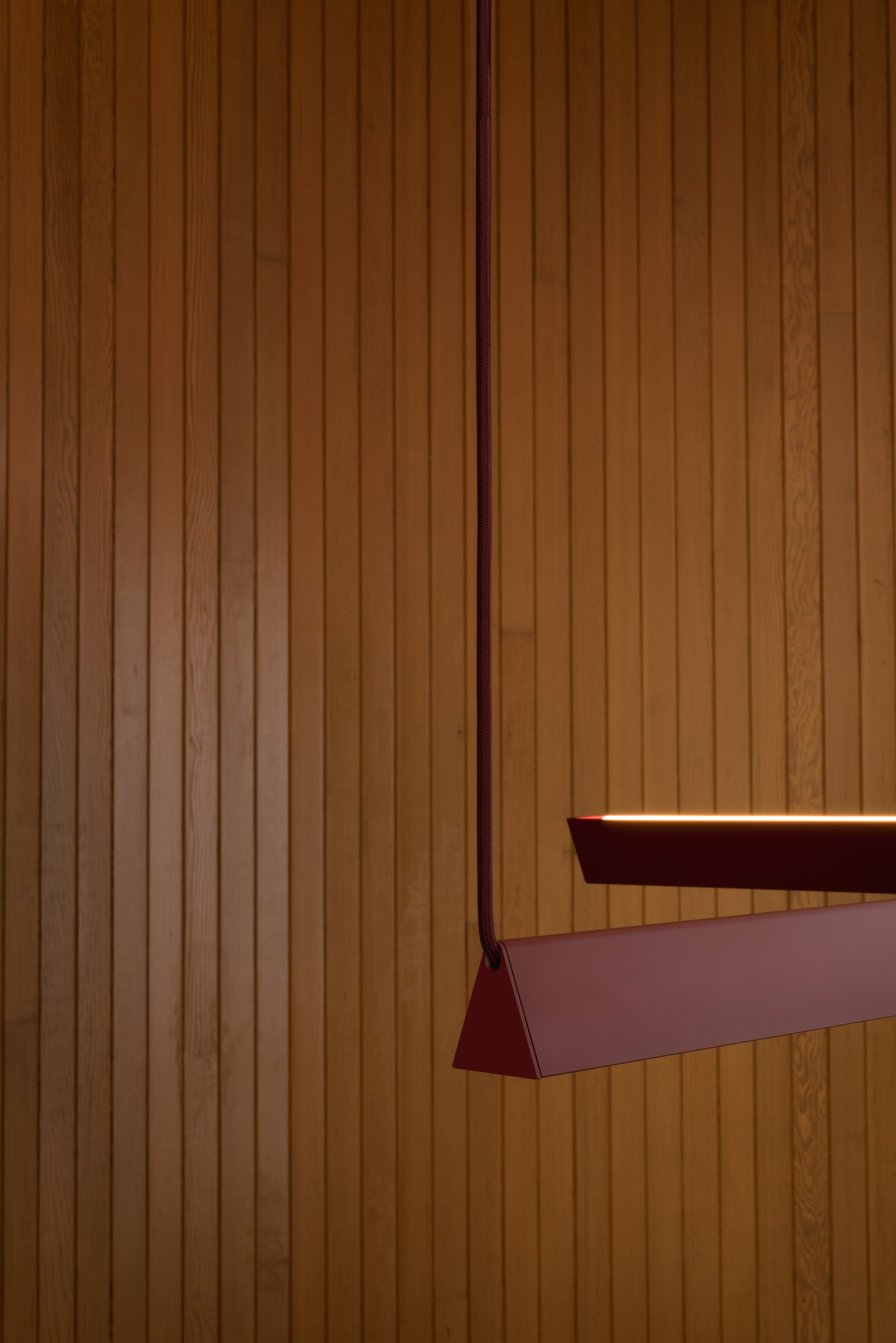 LED direct-indirect light pendant lamp MILE 01 By Lambert & Fils design ...