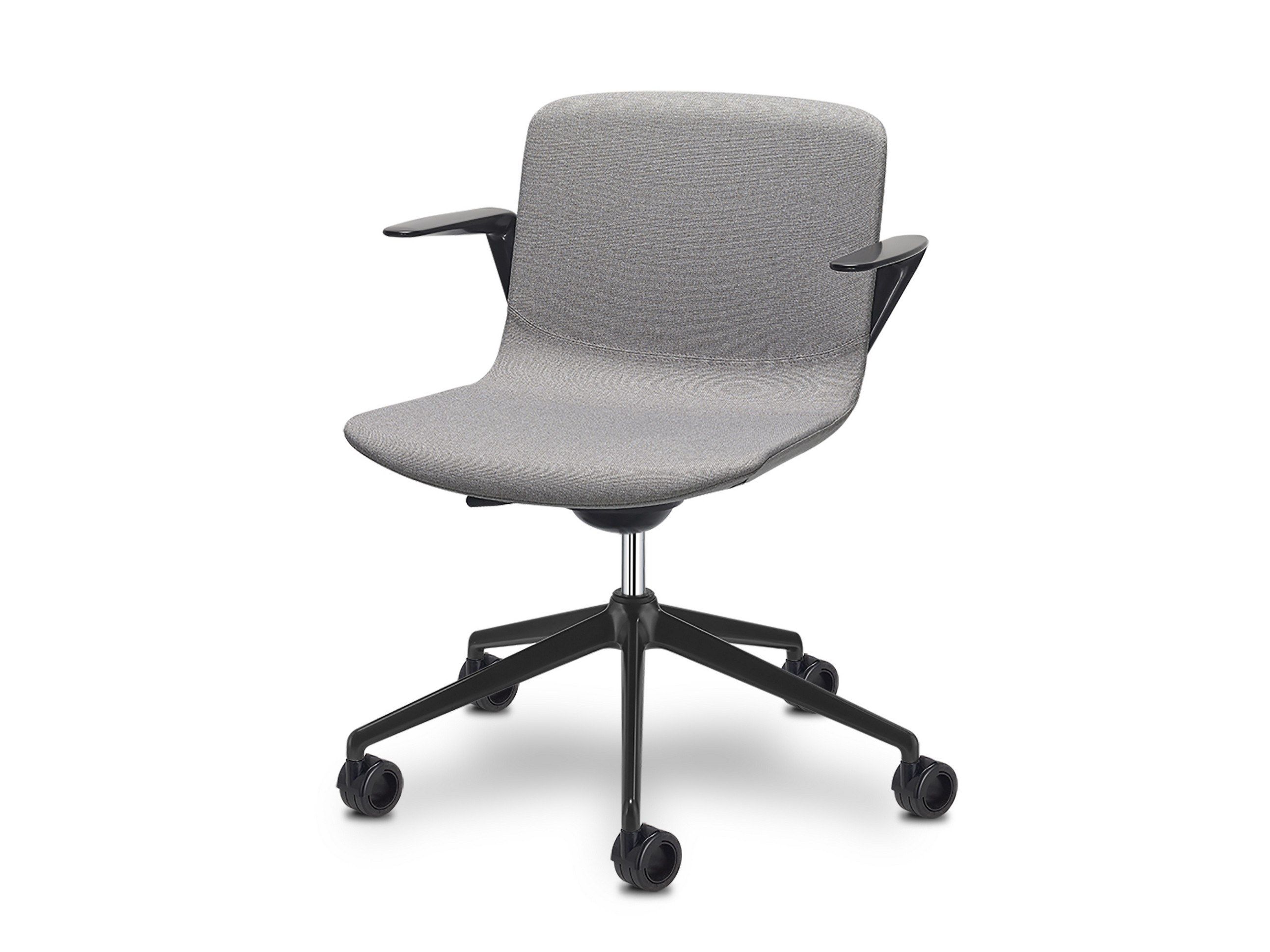 MILOS LIFE | Chair with 5-spoke base Swivel with 5-spoke base fabric ...