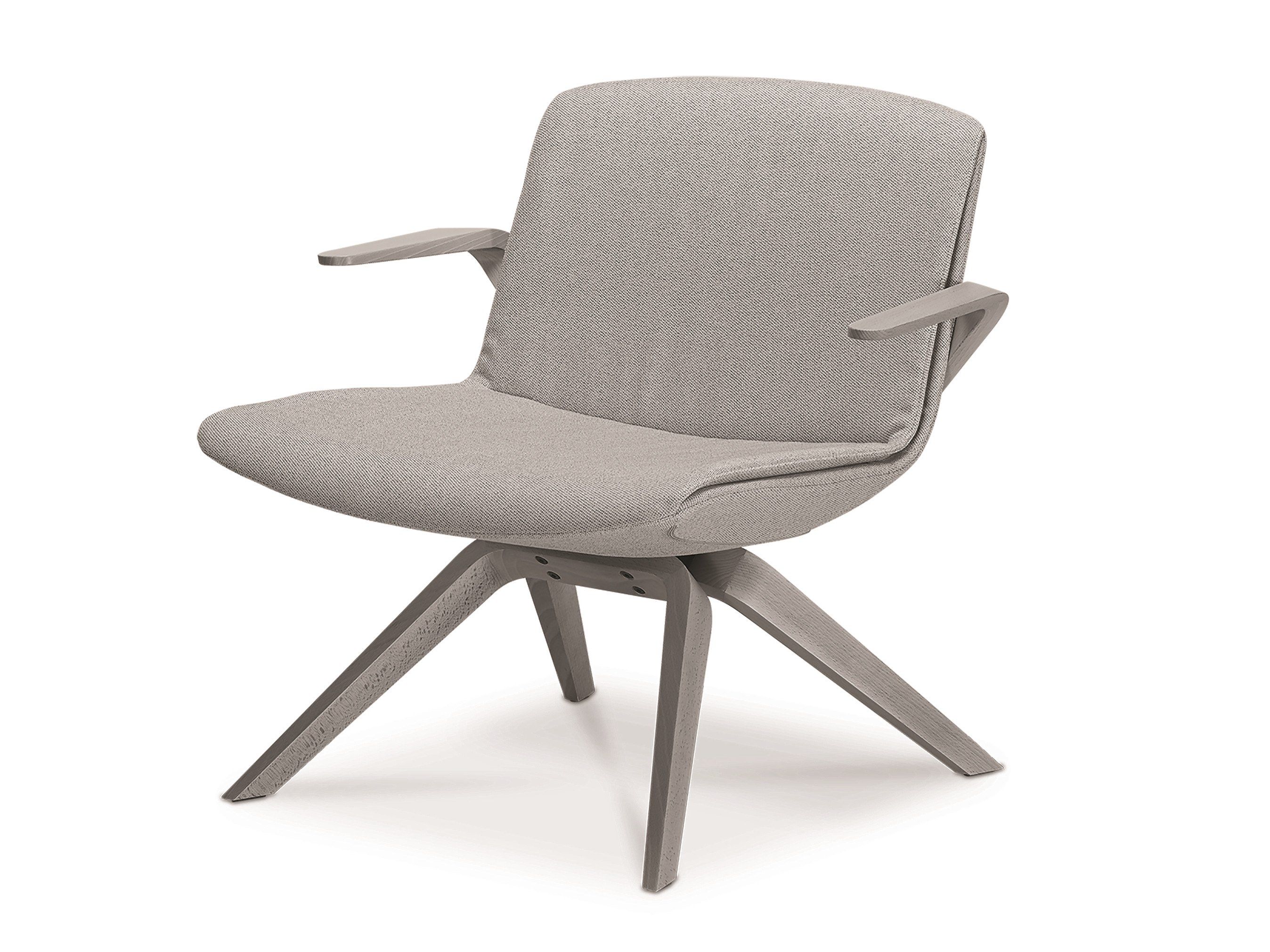 MILOS LOUNGE | Easy chair with armrests By Sitland design Dorigo Design