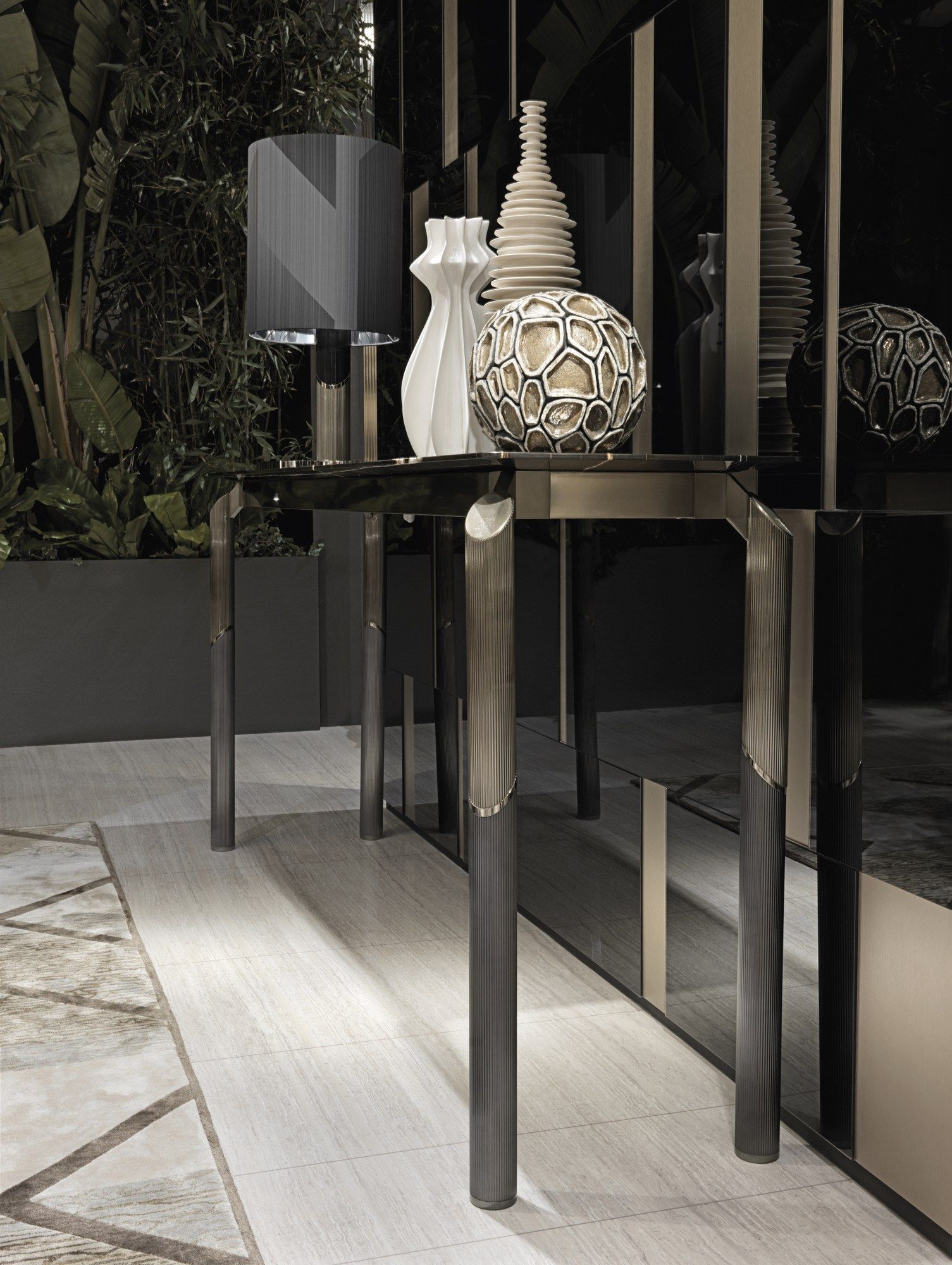 MILTON Rectangular marble console table By Visionnaire | design ...