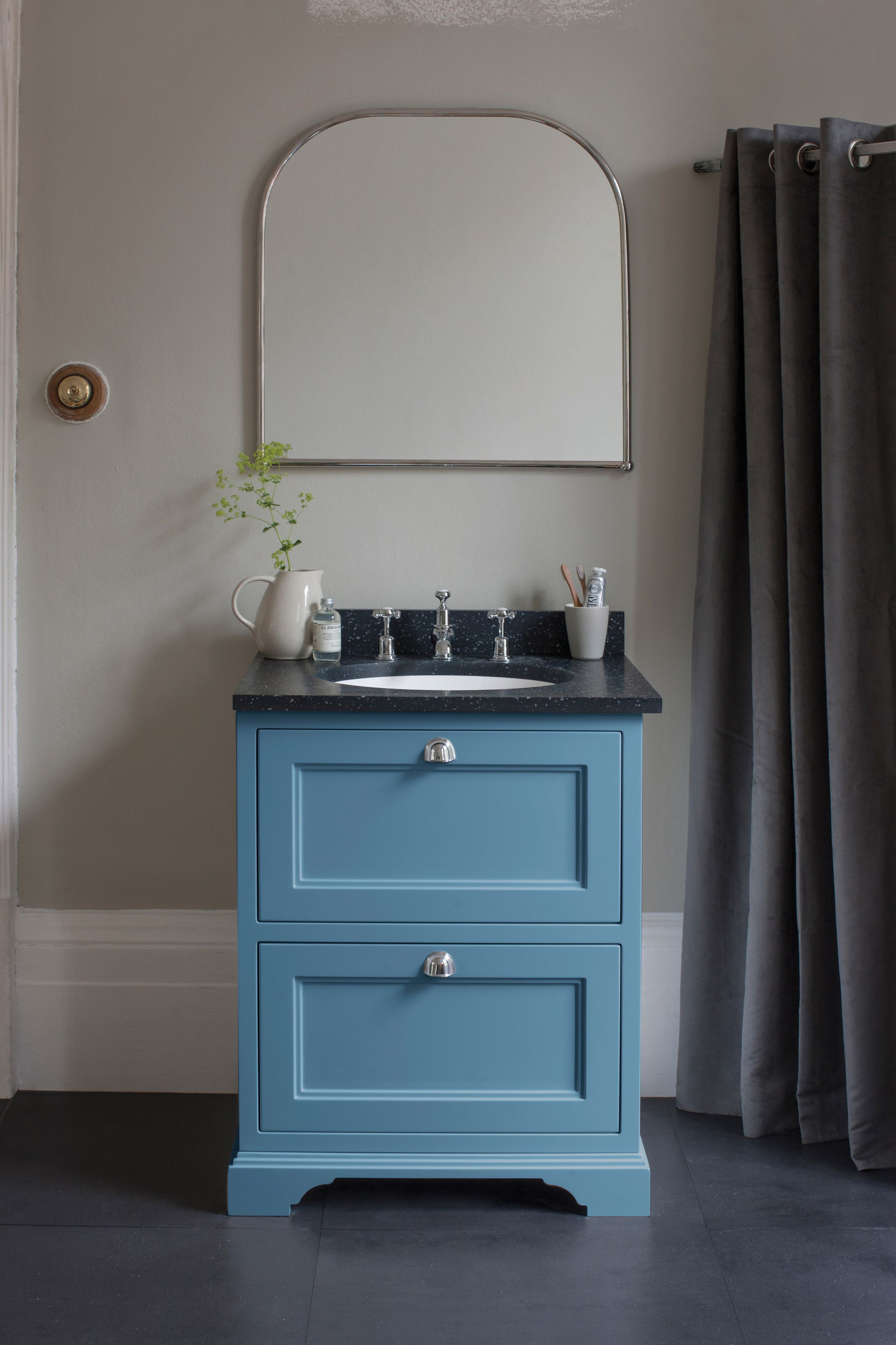 MINERVA | Vanity unit with drawers Floor-standing MDF vanity unit with ...