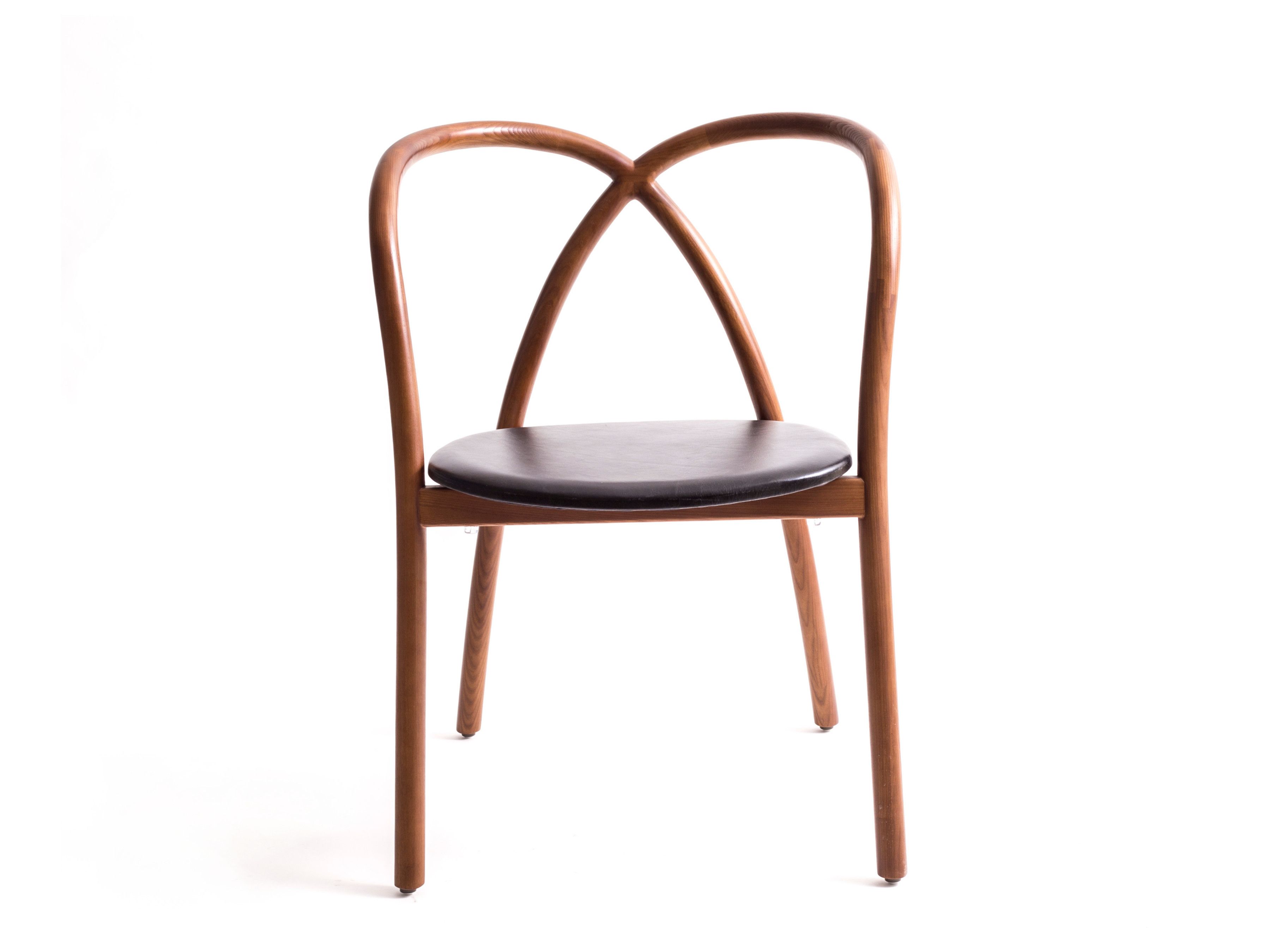 Leather restaurant chair MING CHAIR SOFT By STELLAR WORKS design Neri ...
