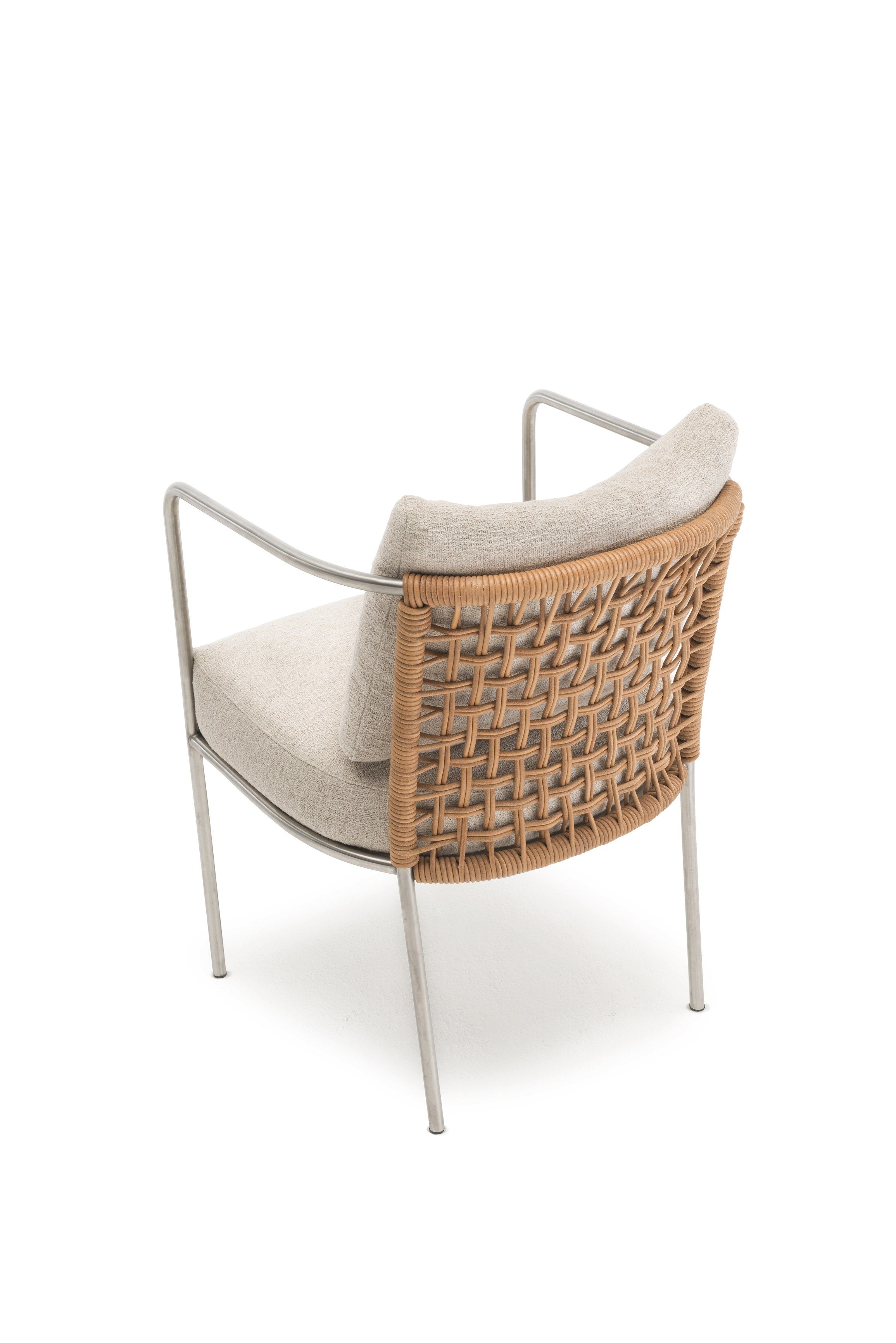 MINI CAFÉ Steel chair with armrests By Living Divani | design Piero Lissoni