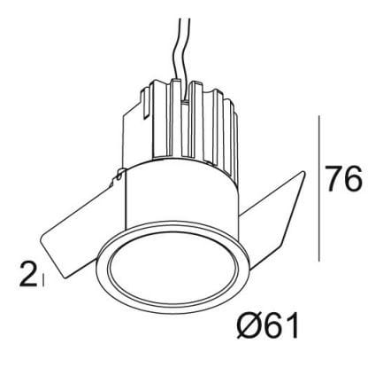 MINI DEEP RINGO X Foco de exterior By Delta Light