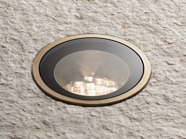 MINI DOT GLASS Ceiling recessed glass and steel Outdoor spotlight By ...