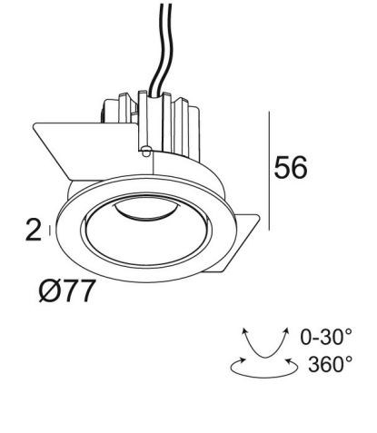 MINI REO II OK X Spot d’extérieur By Deltalight