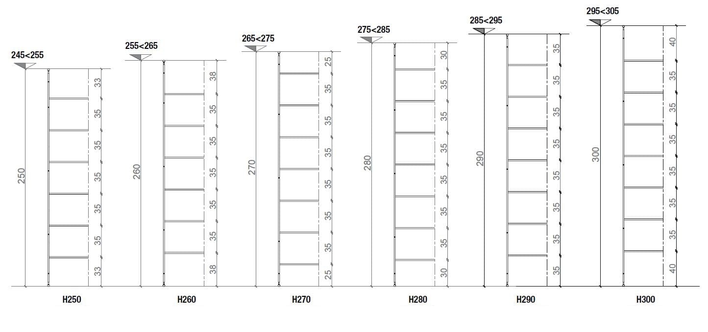 Contemporary style open floor-ceiling mounted divider aluminium ...