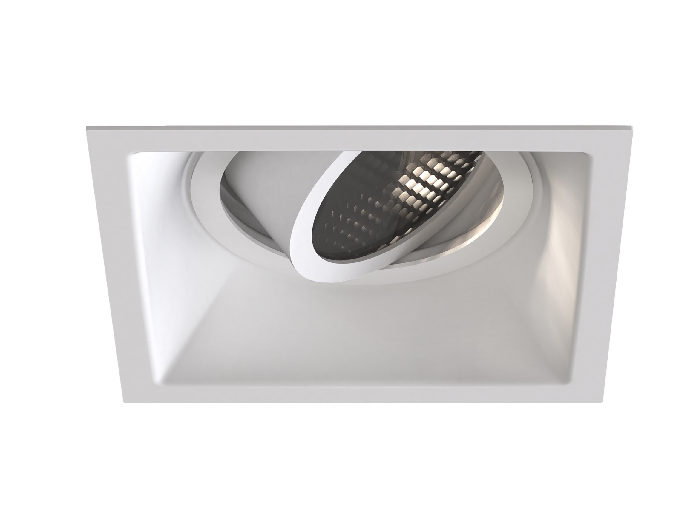 MINIMA SLIMLINE SQUARE ADJUSTABLE FIRE-RATED LED metal spotlight By ...