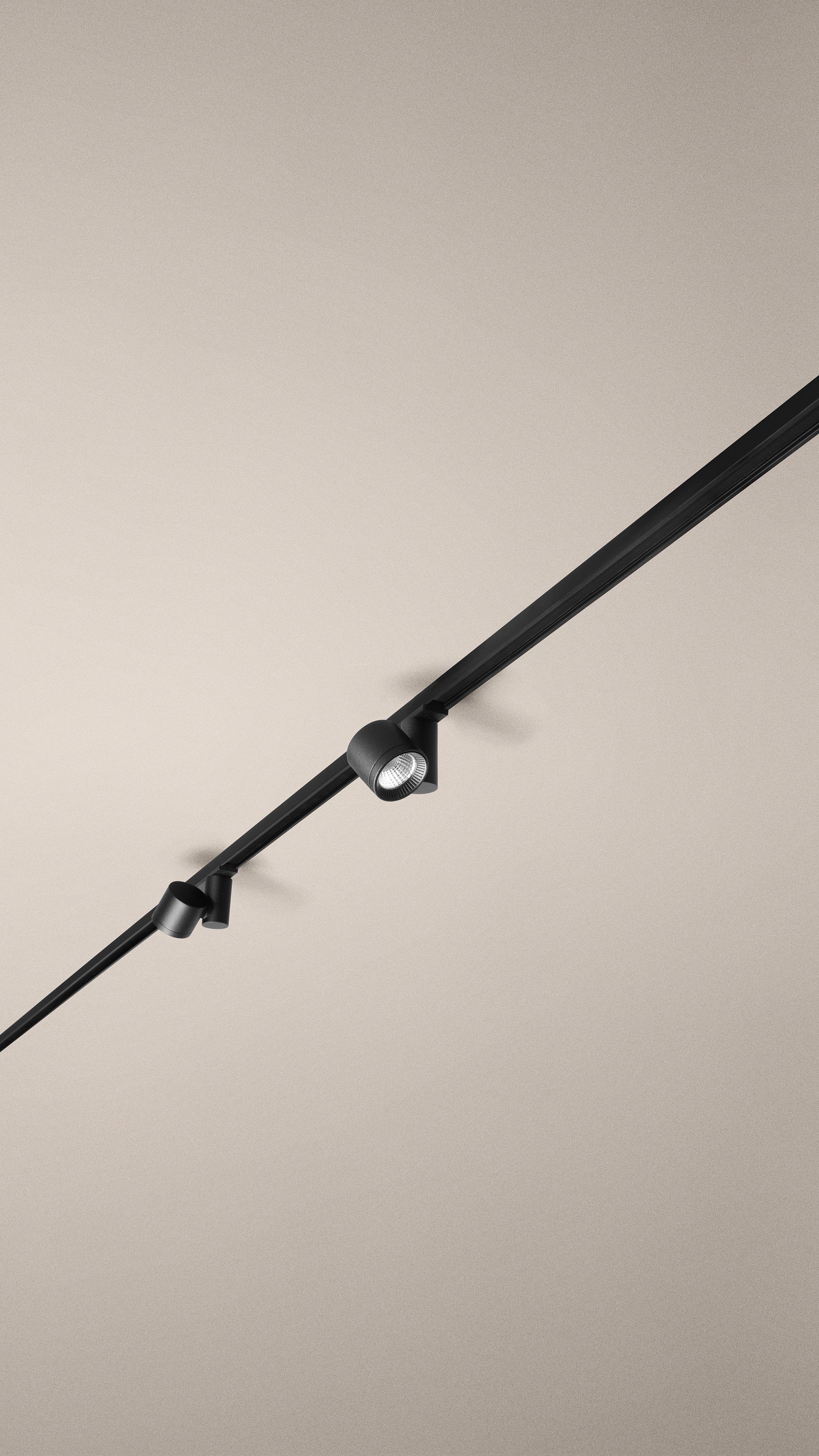 Anodized aluminium Track-Light MINIMAL TRACK By Arkoslight design Rubén ...