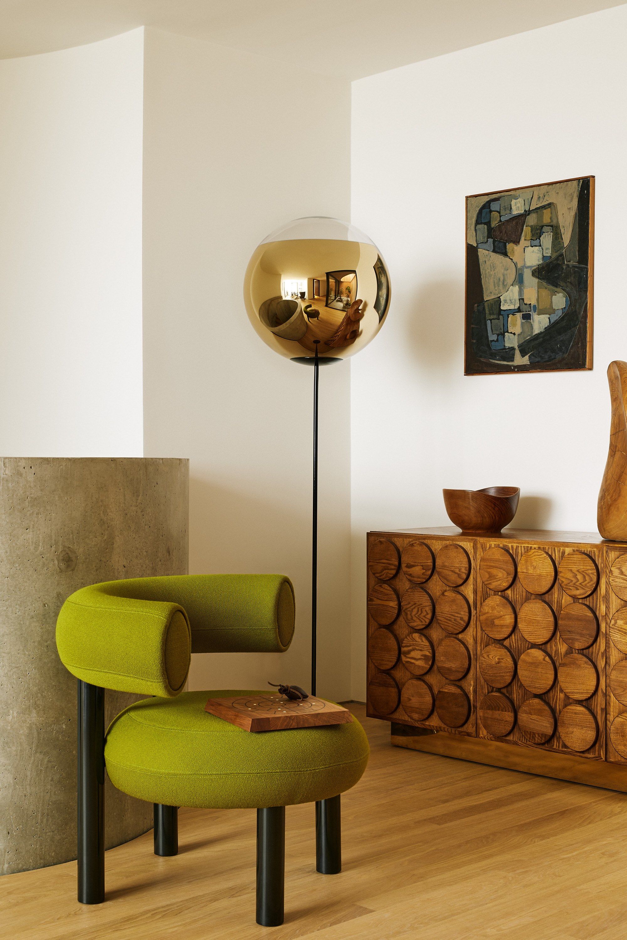 MIRROR BALL CONE SLIM Floor lamp By Tom Dixon | design Tom Dixon designer