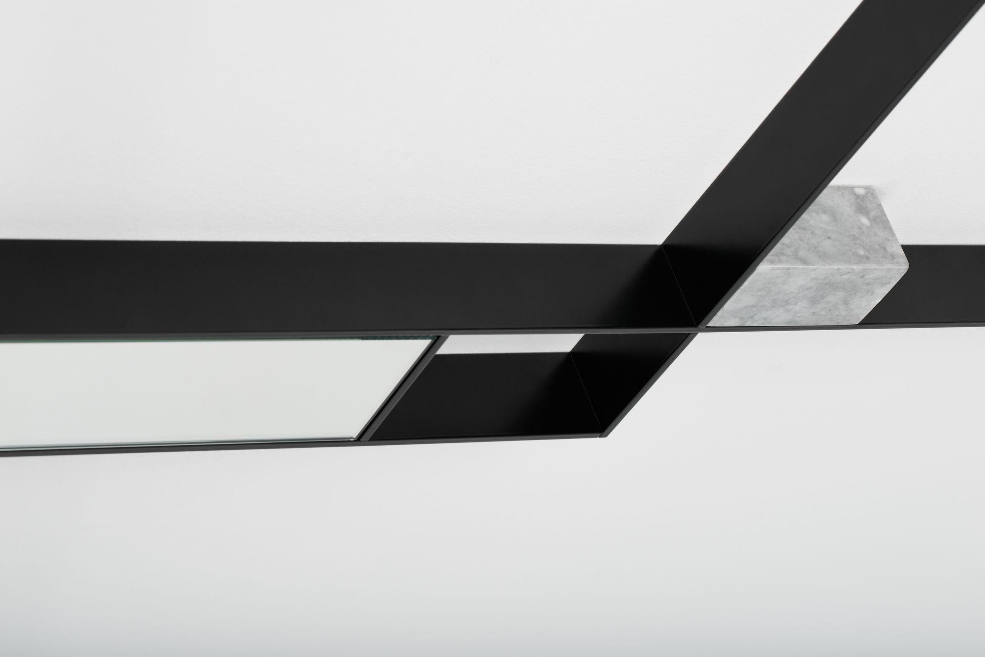 MIRROR LINES Mirror By MDF Italia | design Pitsou Kedem, Irene Goldberg