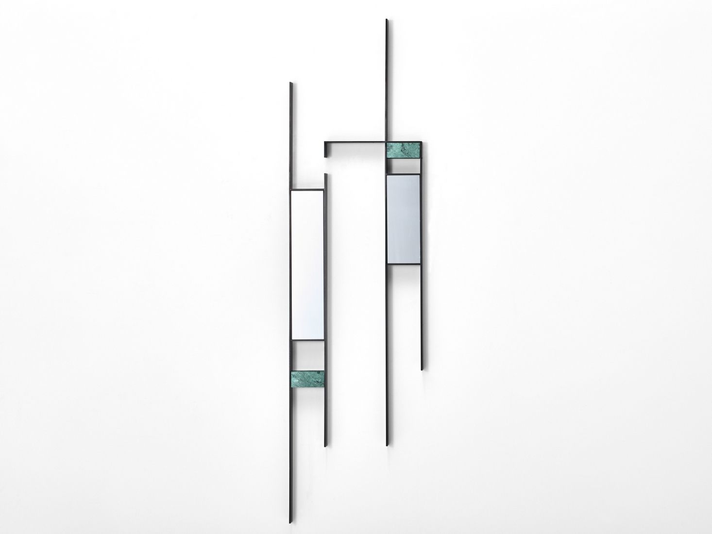MIRROR LINES Mirror By MDF Italia | design Pitsou Kedem, Irene Goldberg