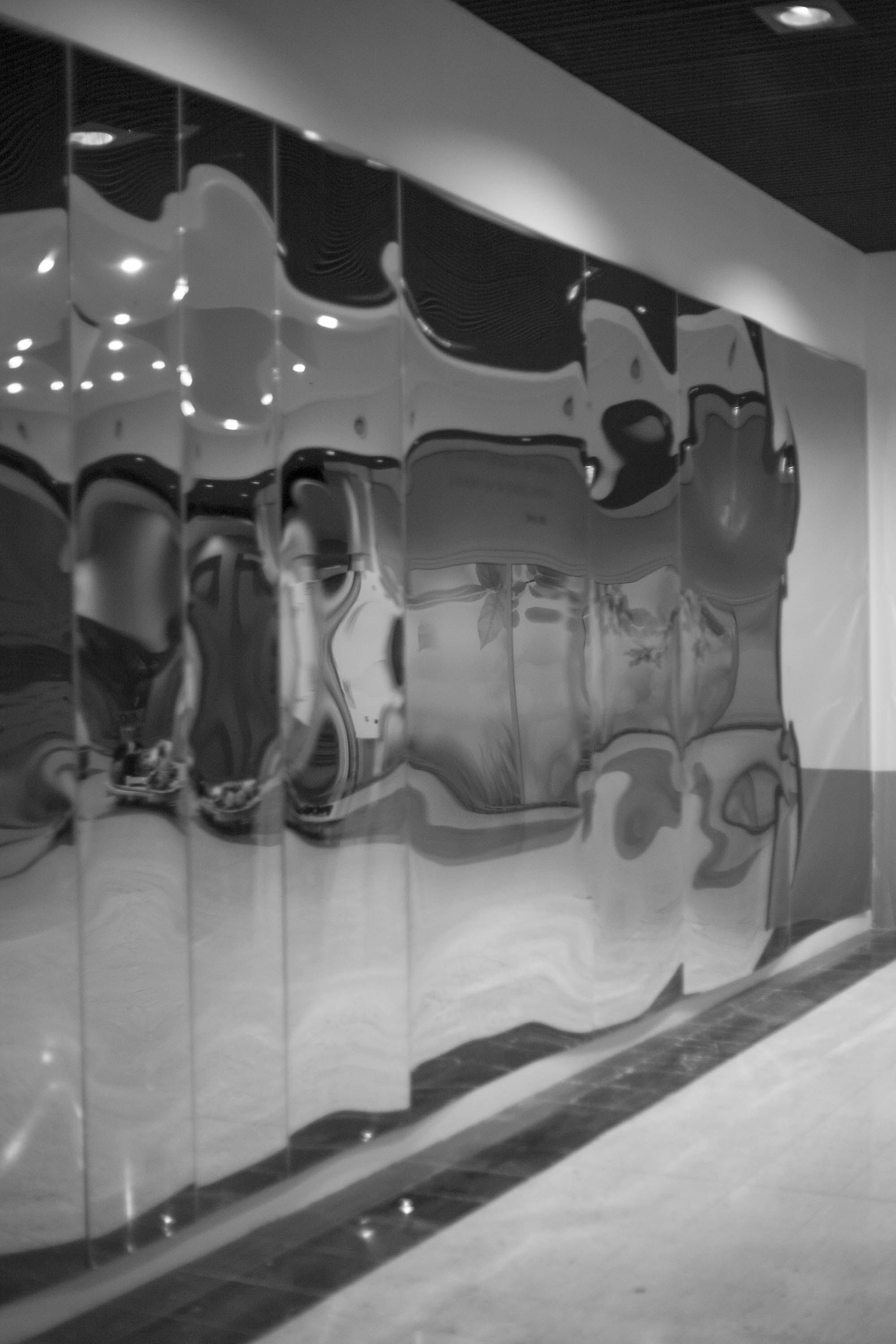 DISTORTING MIRROR PANEL | Wall-mounted mirror By VIDAME EDITIONS design ...