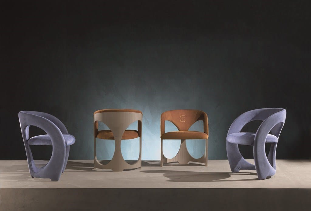 MISTRAL | Chair with armrests Upholstered chair with armrests By Carpanelli