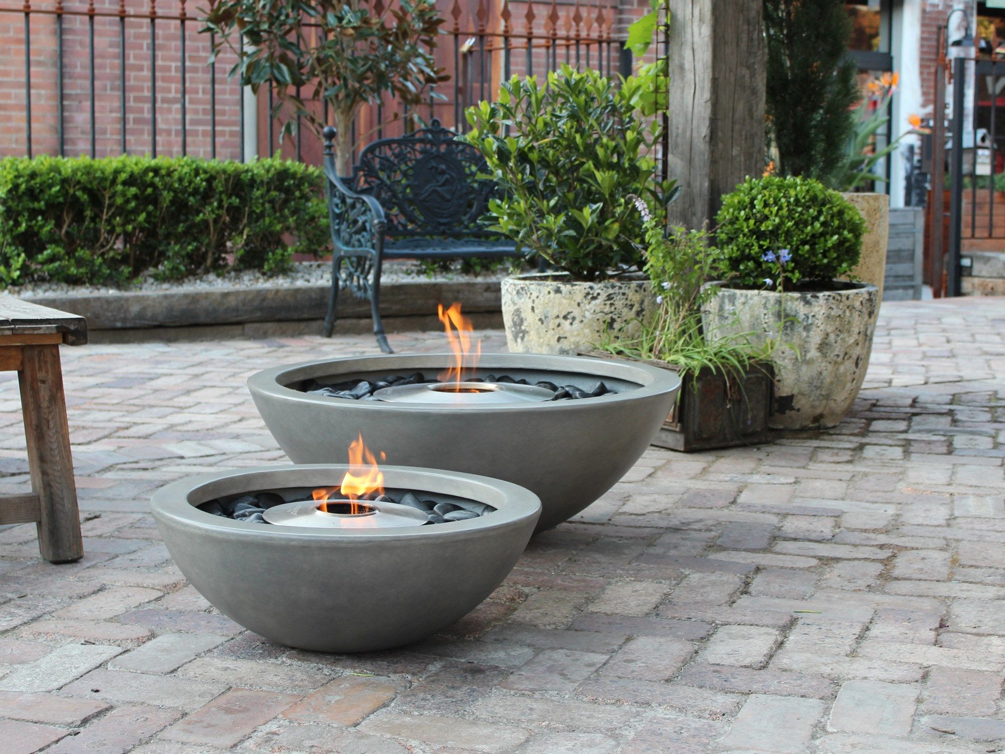 Bioethanol outdoor freestanding fireplace MIX 600 Fire Pits Collection ...
