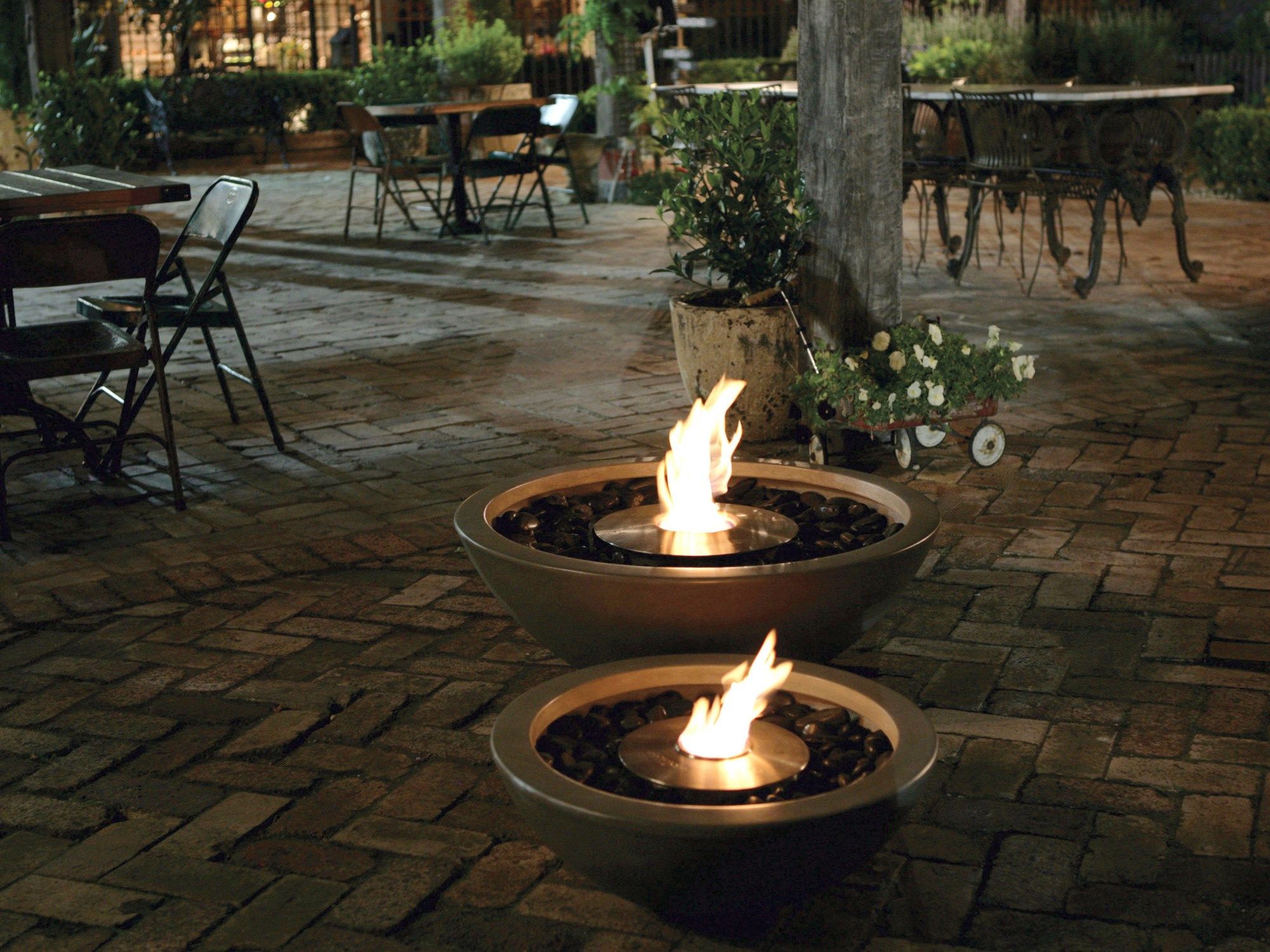 Bioethanol outdoor freestanding fireplace MIX 600 Fire Pits Collection ...