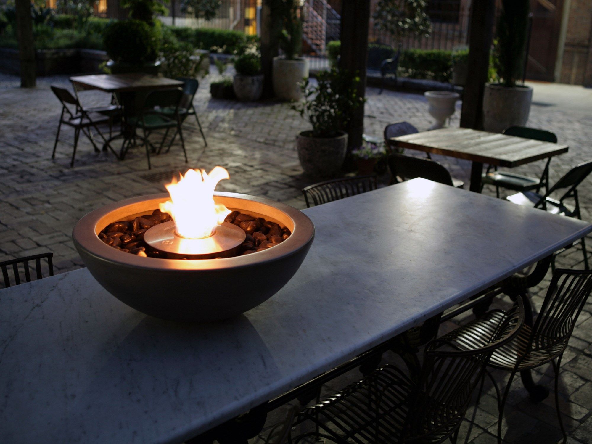 Bioethanol outdoor freestanding fireplace MIX 600 Fire Pits Collection ...