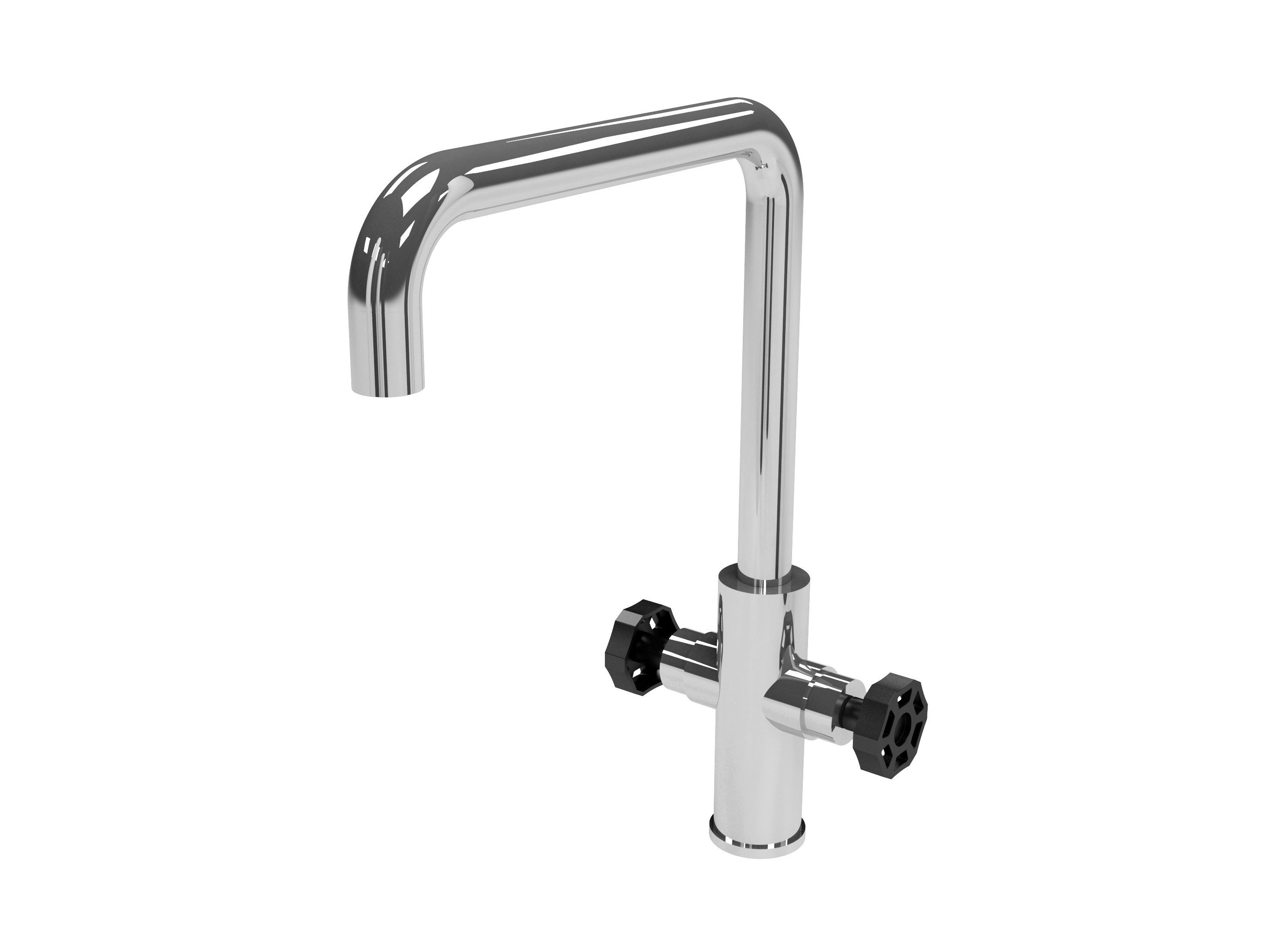 Chromed brass kitchen tap MIX&MATCH TMI.B.K.2M.H By Water Evolution