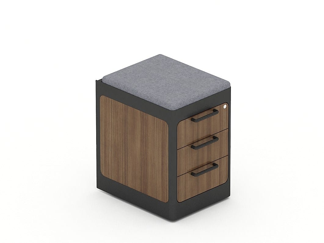 Office drawer unit with castors MIX By Tuna Ofis