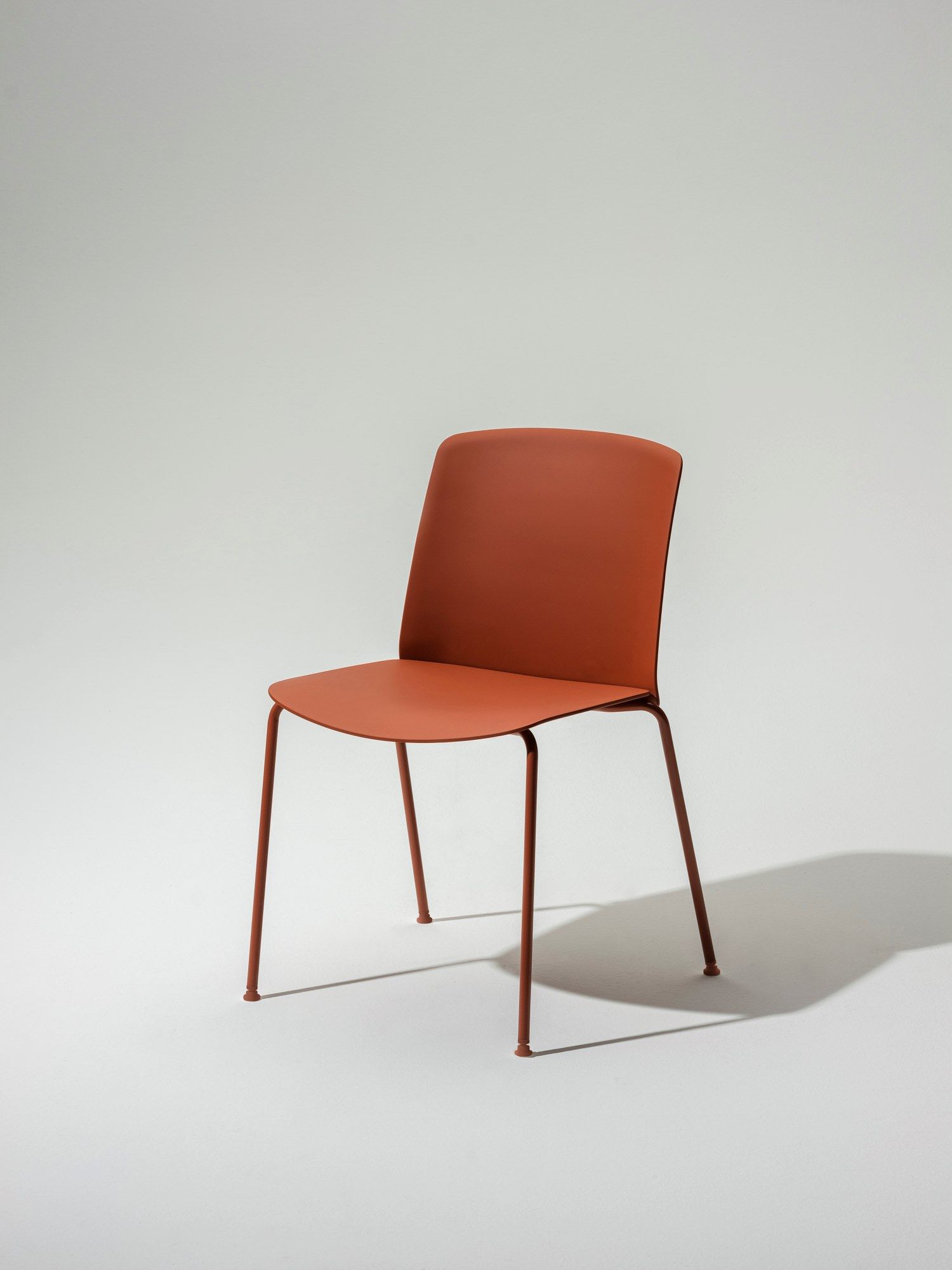 MIXU Polypropylene and plywood stackable chair By Arper | design Gensler