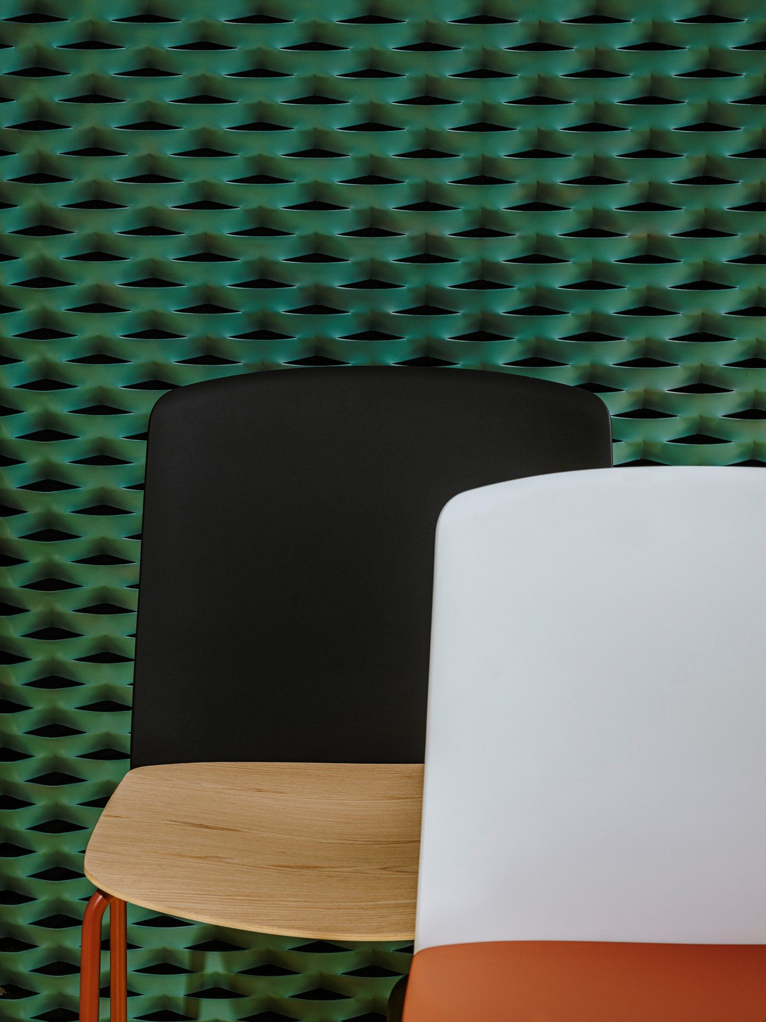 MIXU Polypropylene and plywood stackable chair By Arper | design Gensler