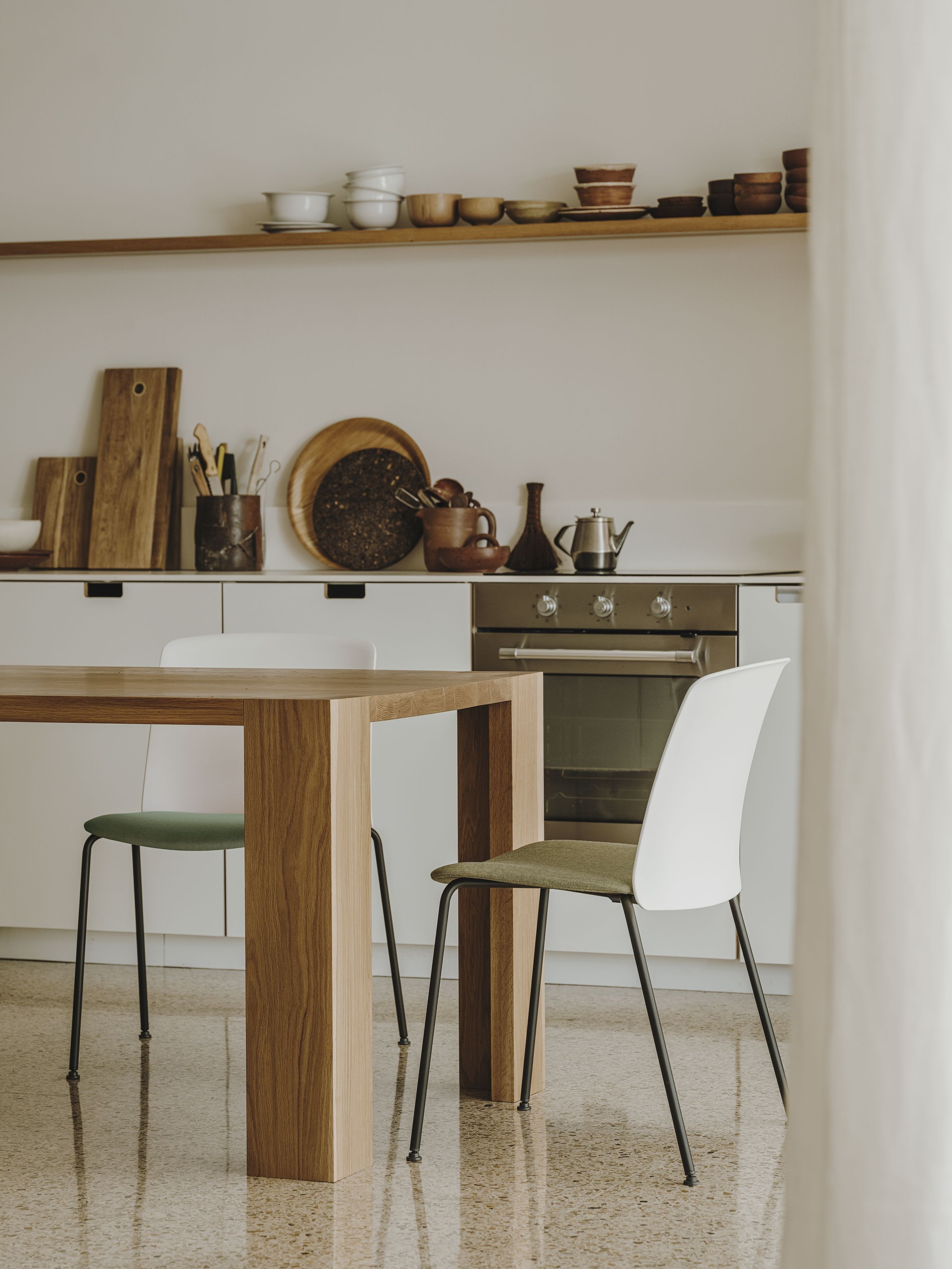 MIXU Polypropylene and plywood stackable chair By Arper | design Gensler