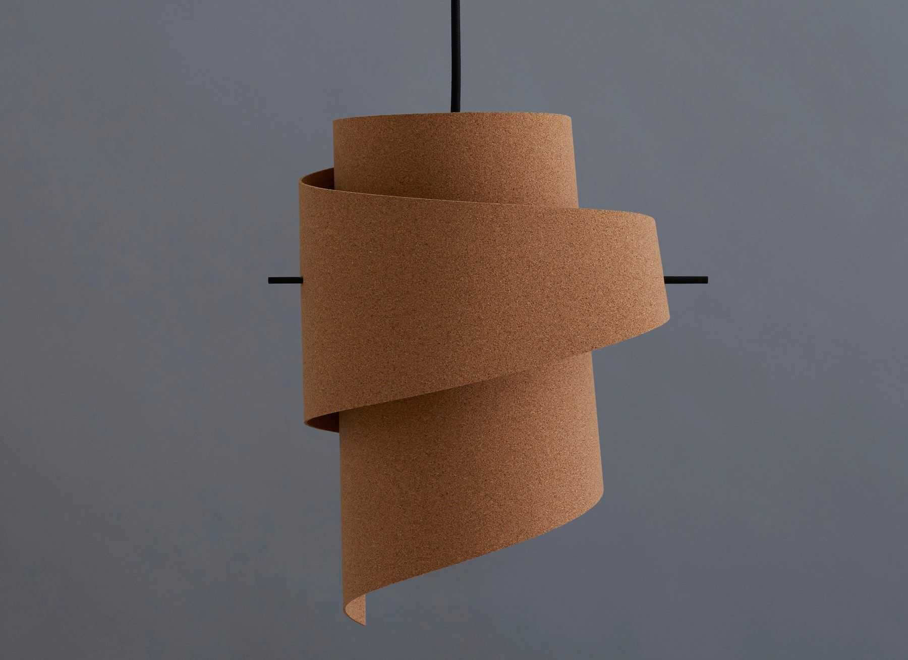 LED handmade cork pendant lamp ML01 LARGE CORK By moijn design ...